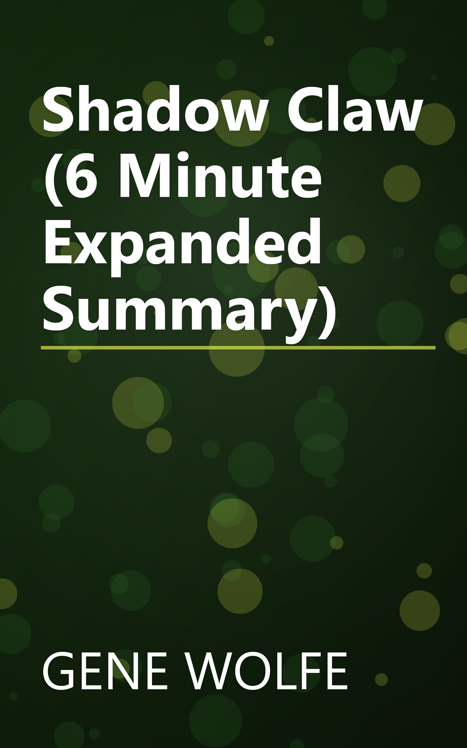Shadow   Claw (6 Minute   Expanded Summary) book cover