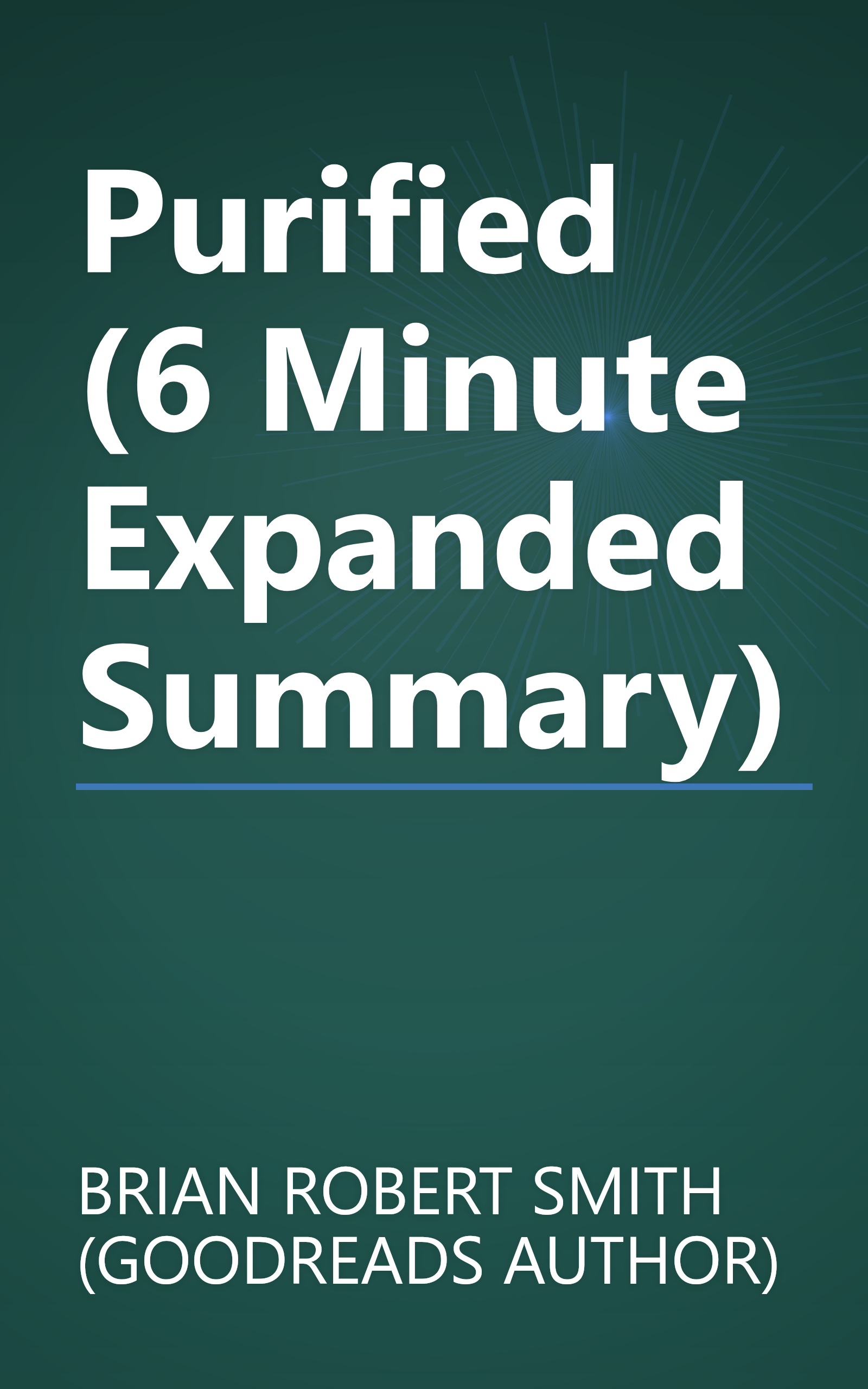 Purified (6 Minute   Expanded Summary) book cover