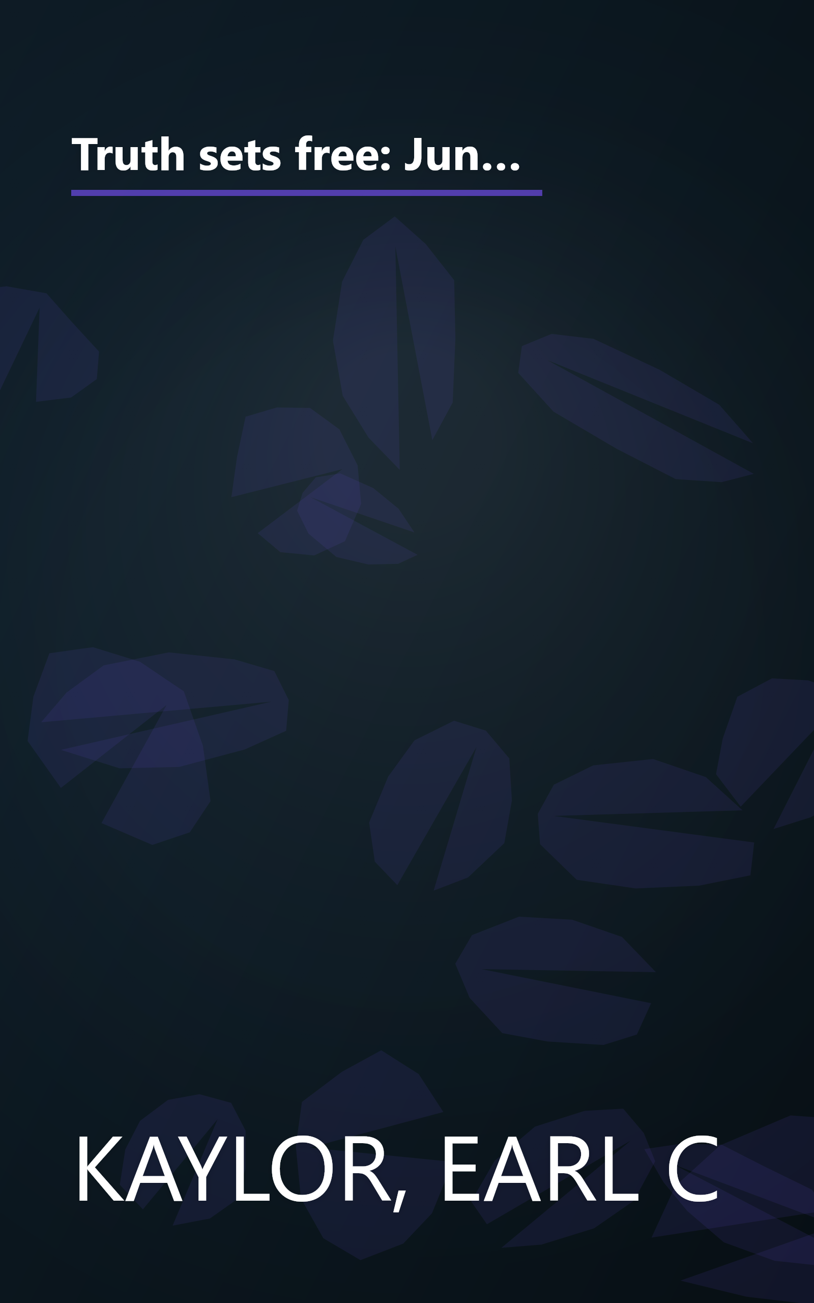 Truth sets free: Juniata Independent College in Pennsylvania, founded by the brethren, 1876 : a centennial history book cover