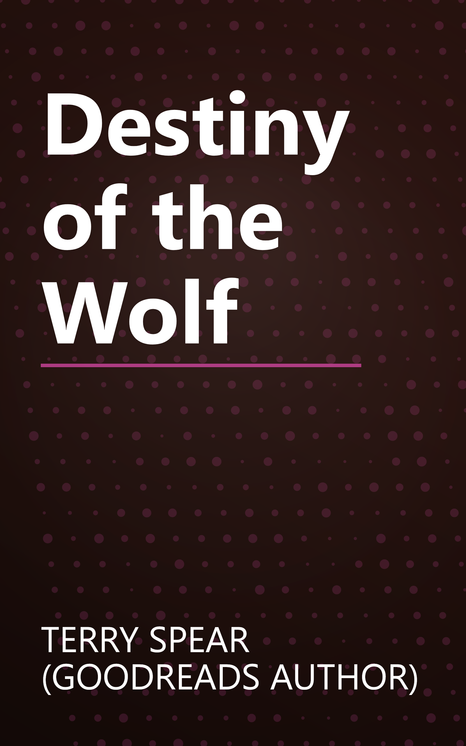 Destiny of the Wolf book cover