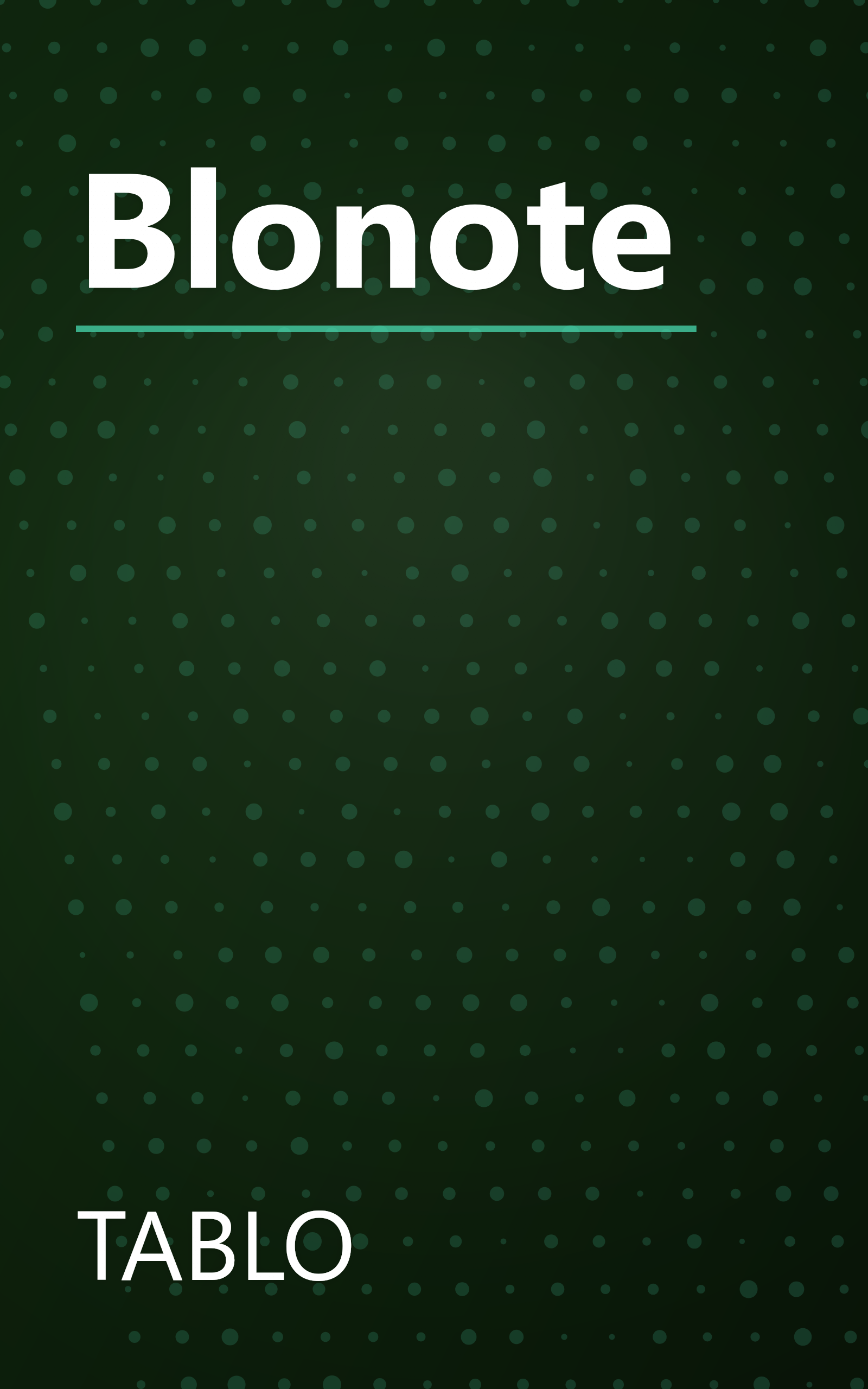 Blonote book cover