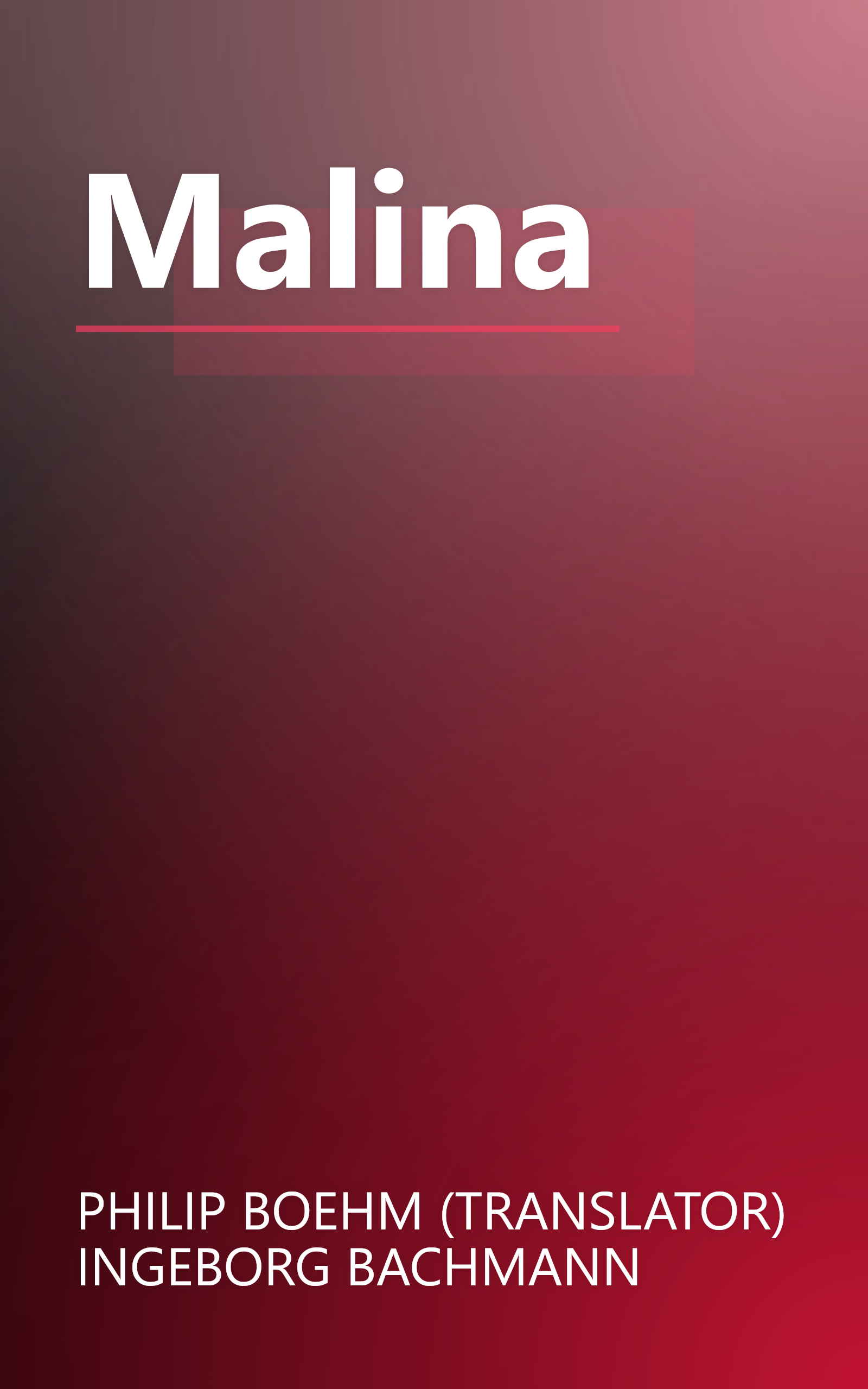 Malina book cover