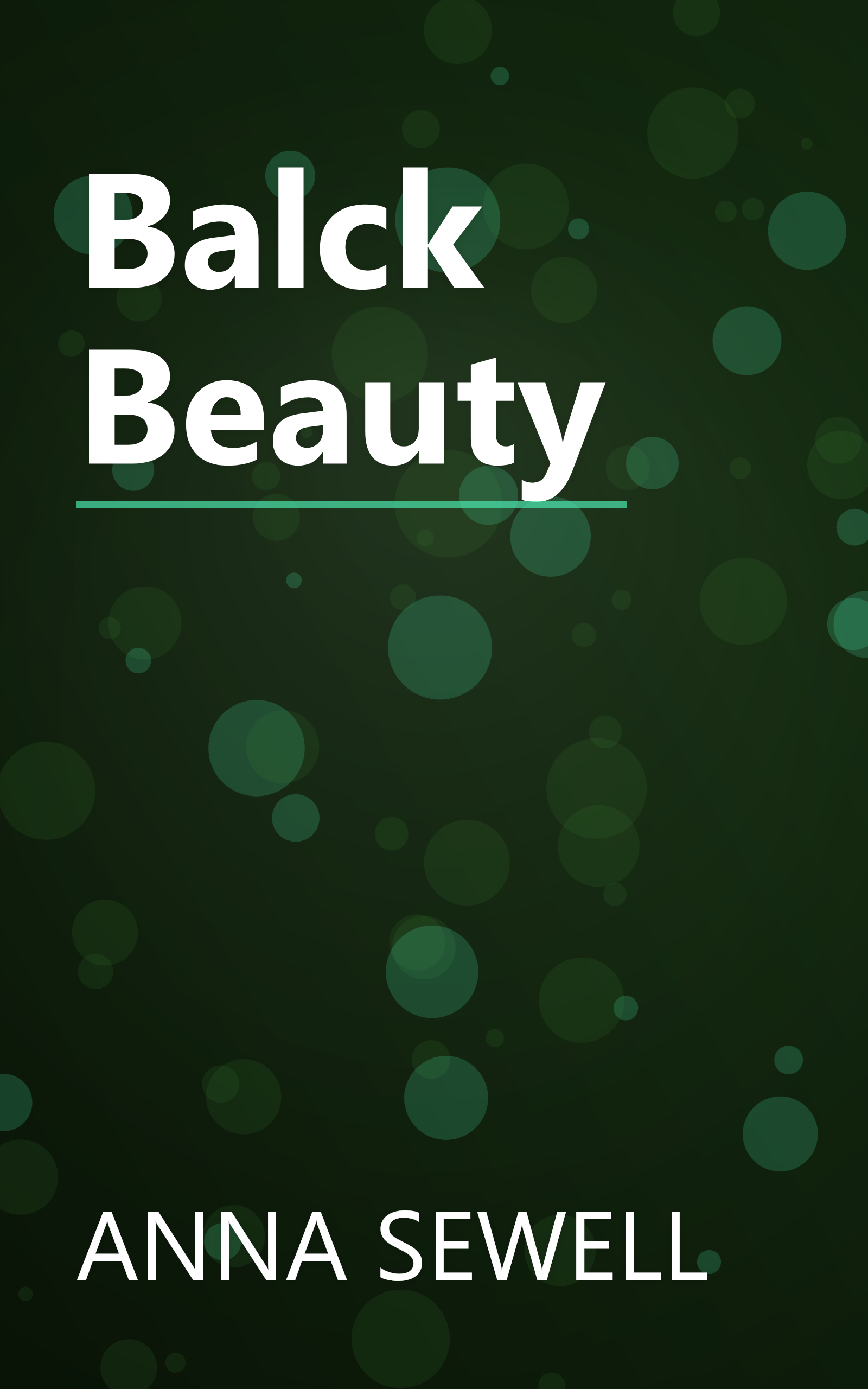 Balck Beauty book cover