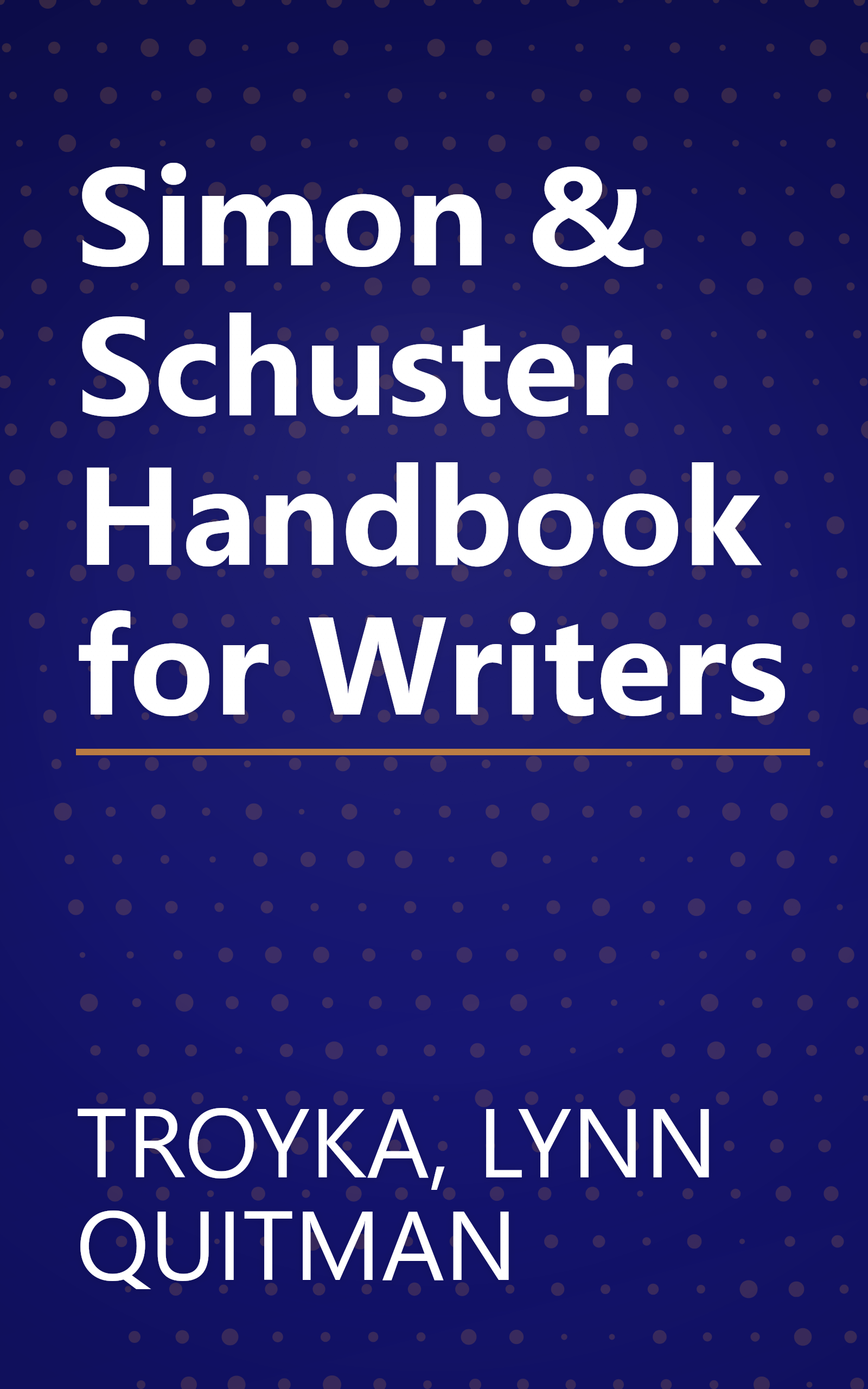 Simon & Schuster Handbook for Writers book cover
