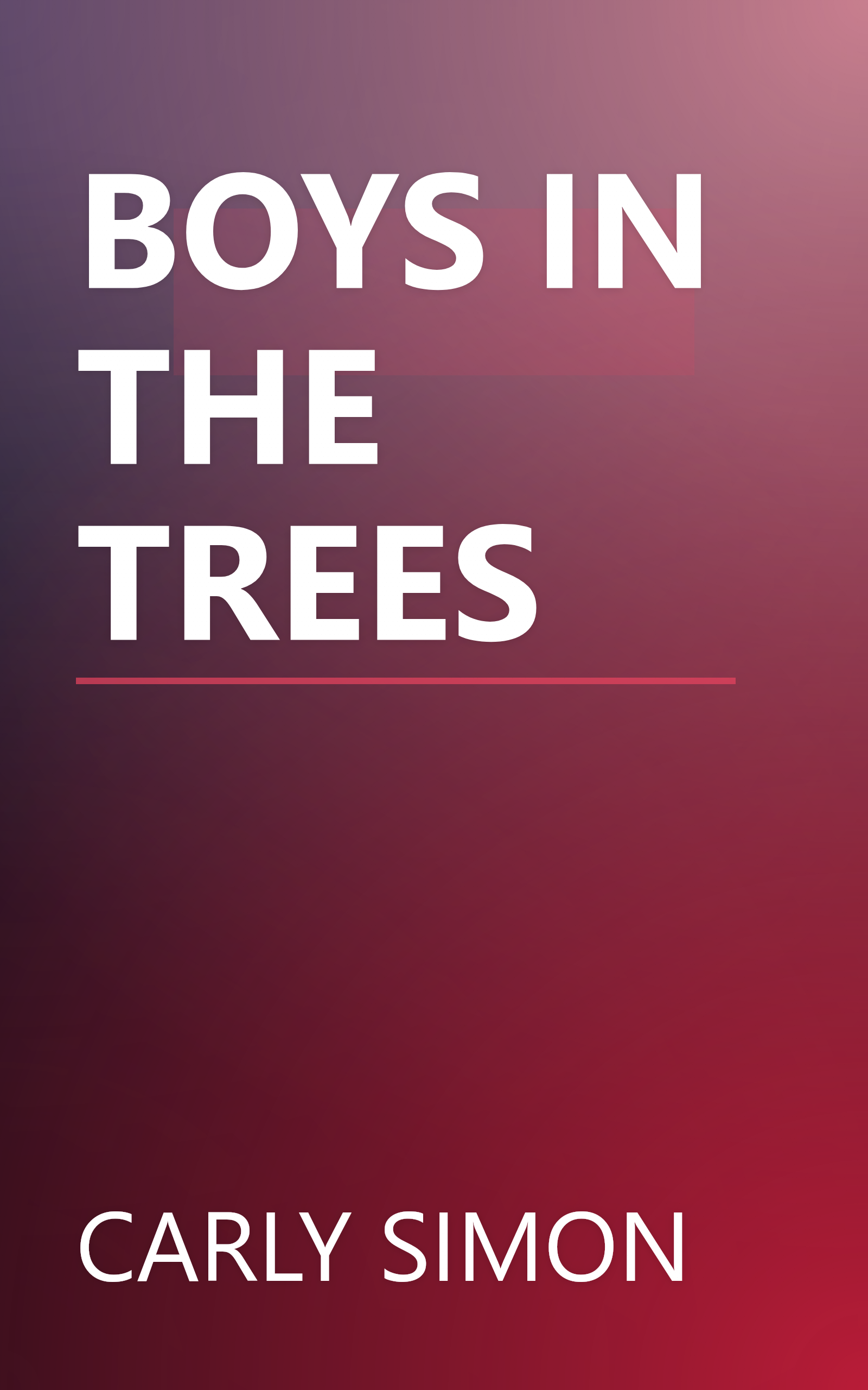 BOYS IN THE TREES book cover