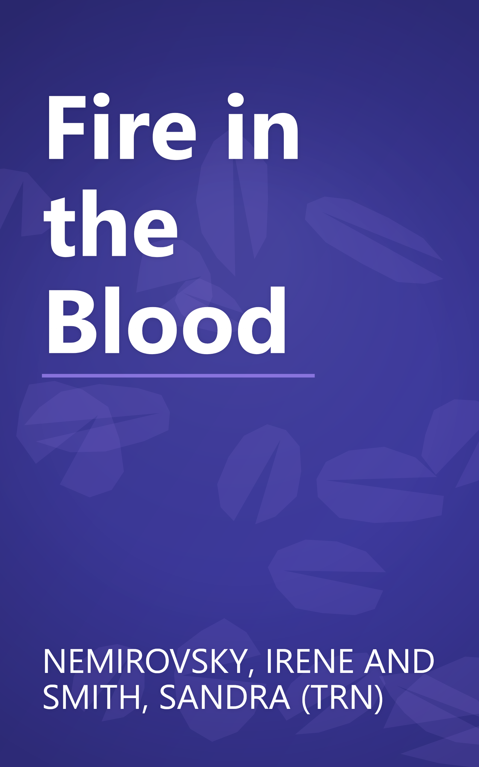 Fire in the Blood book cover