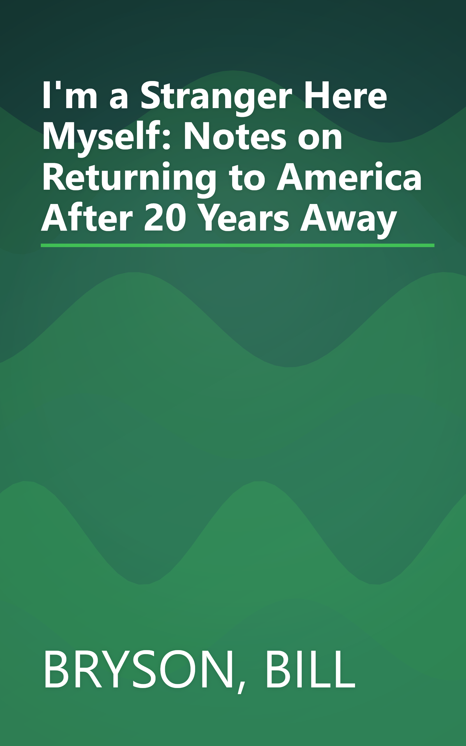I'm a Stranger Here Myself: Notes on Returning to America After 20 Years Away book cover