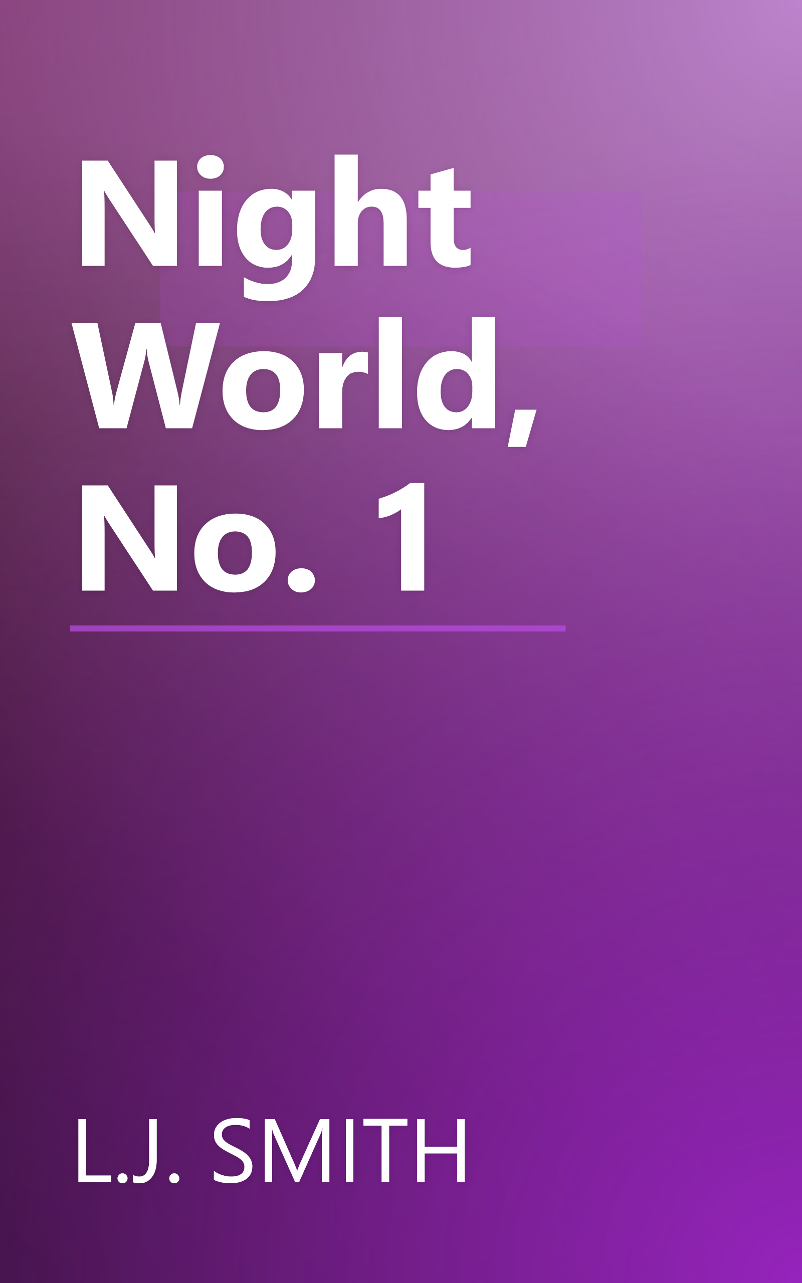 Night World, No. 1 book cover