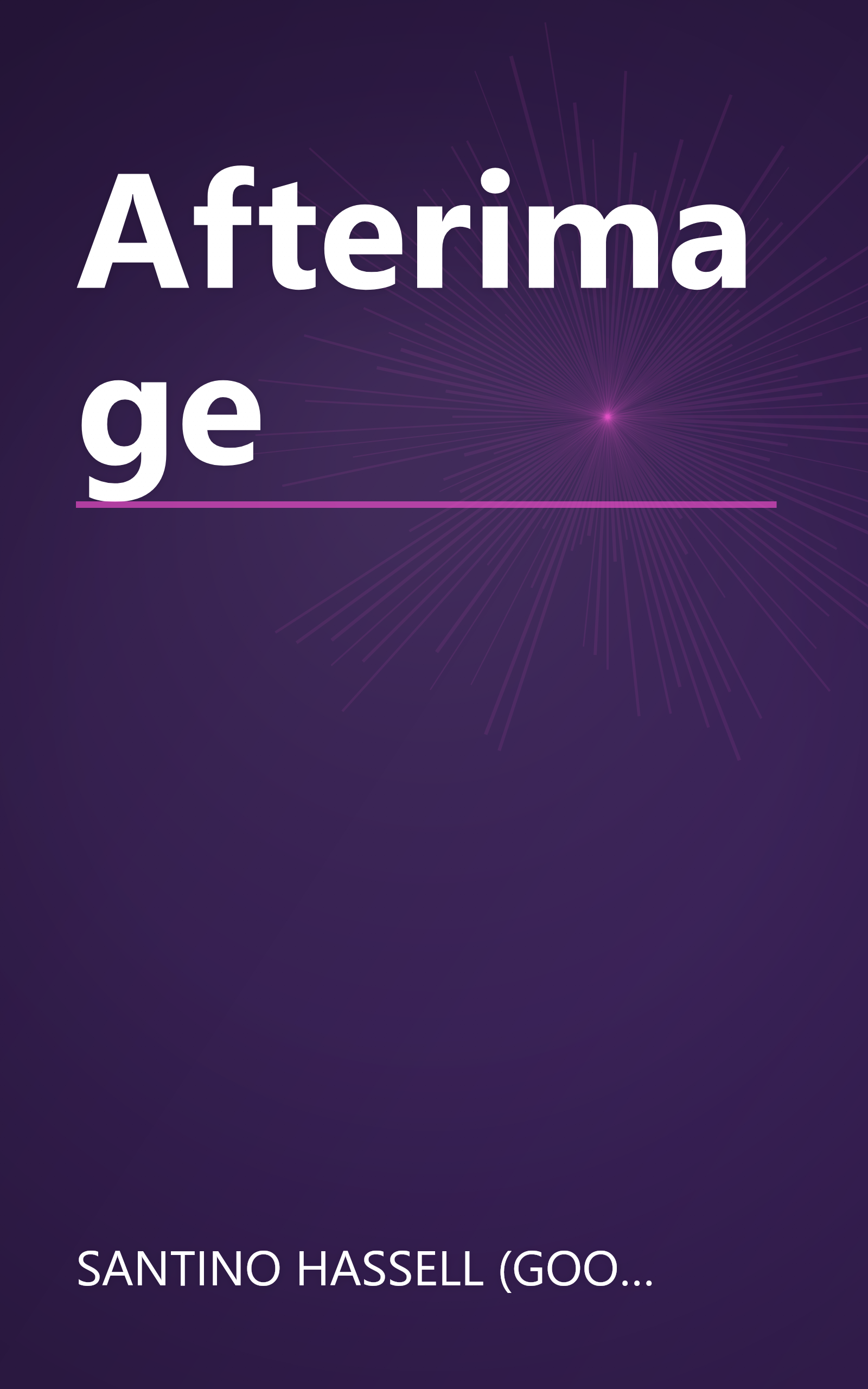 Afterimage book cover