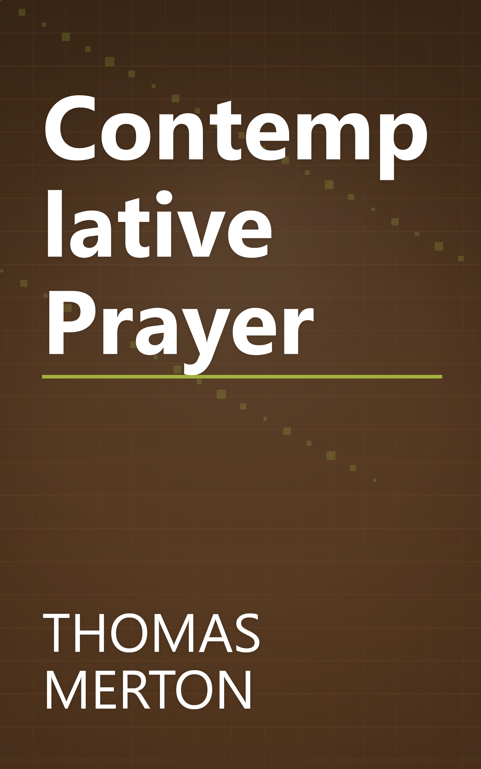 Contemplative Prayer book cover