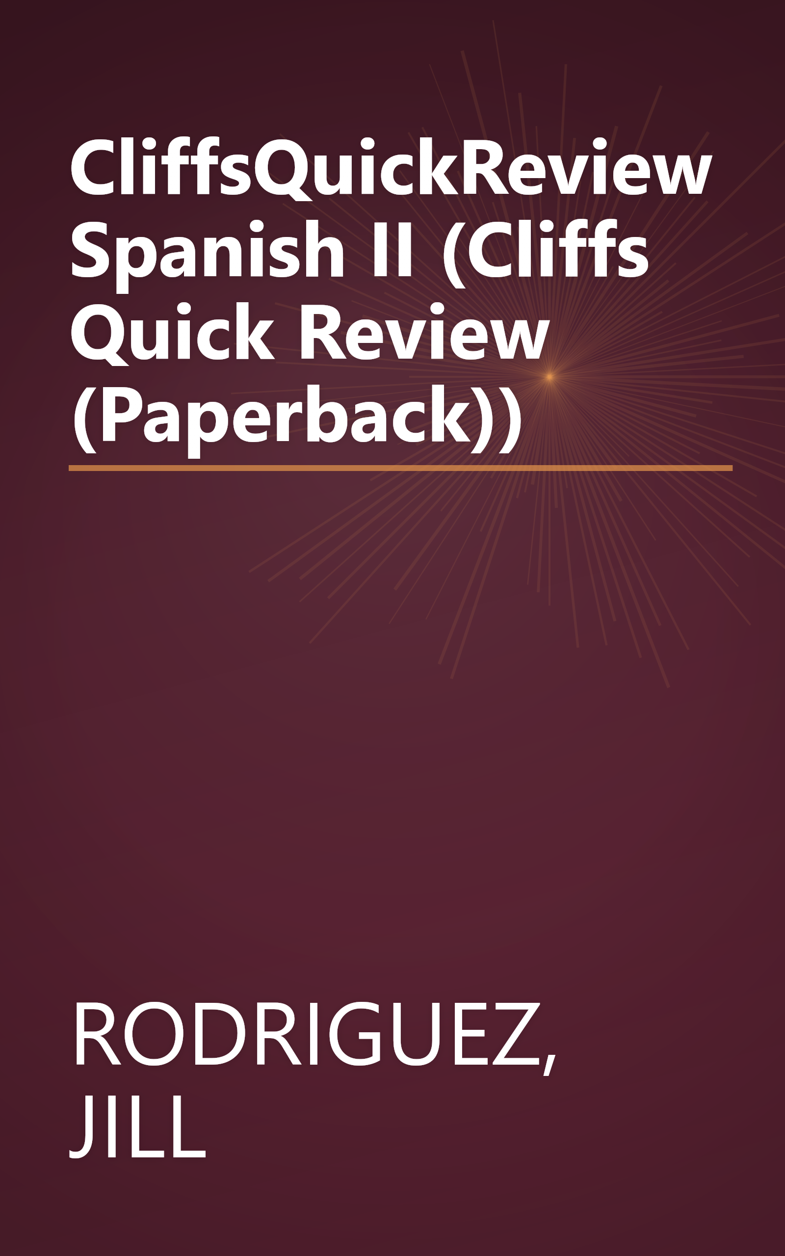 CliffsQuickReview Spanish II (Cliffs Quick Review (Paperback)) book cover