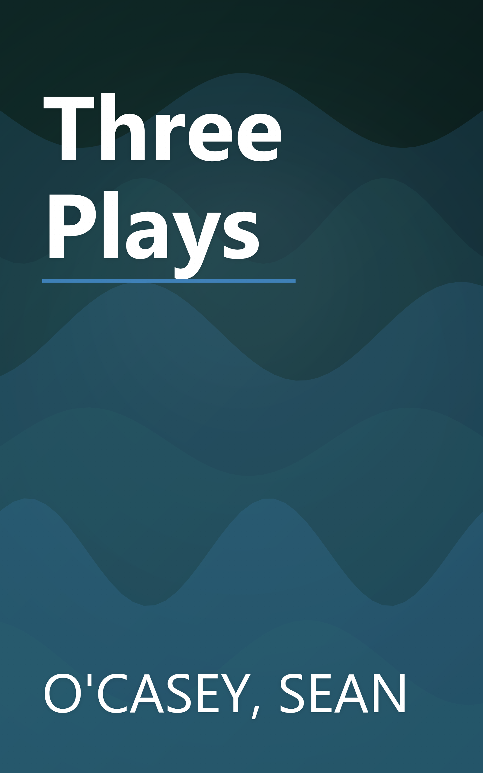 Three Plays book cover