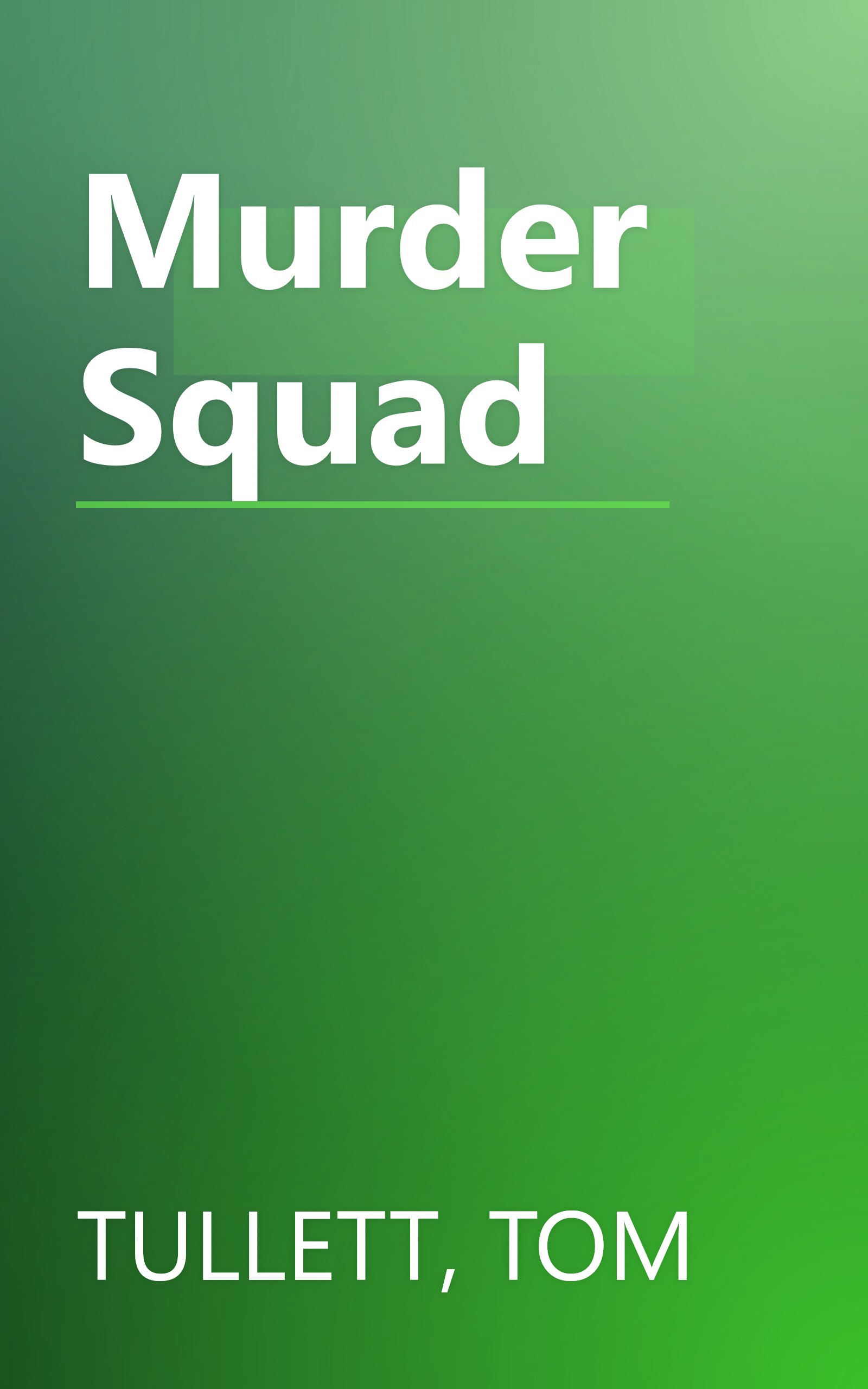 Murder Squad book cover