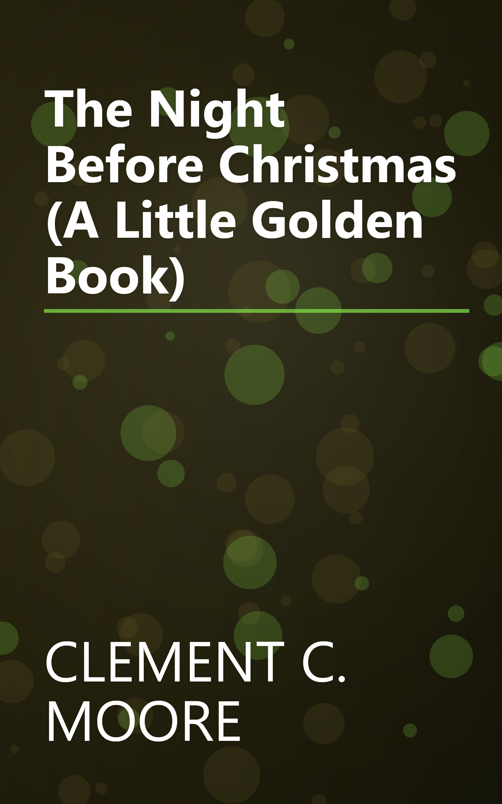 The Night Before Christmas (A Little Golden Book) book cover