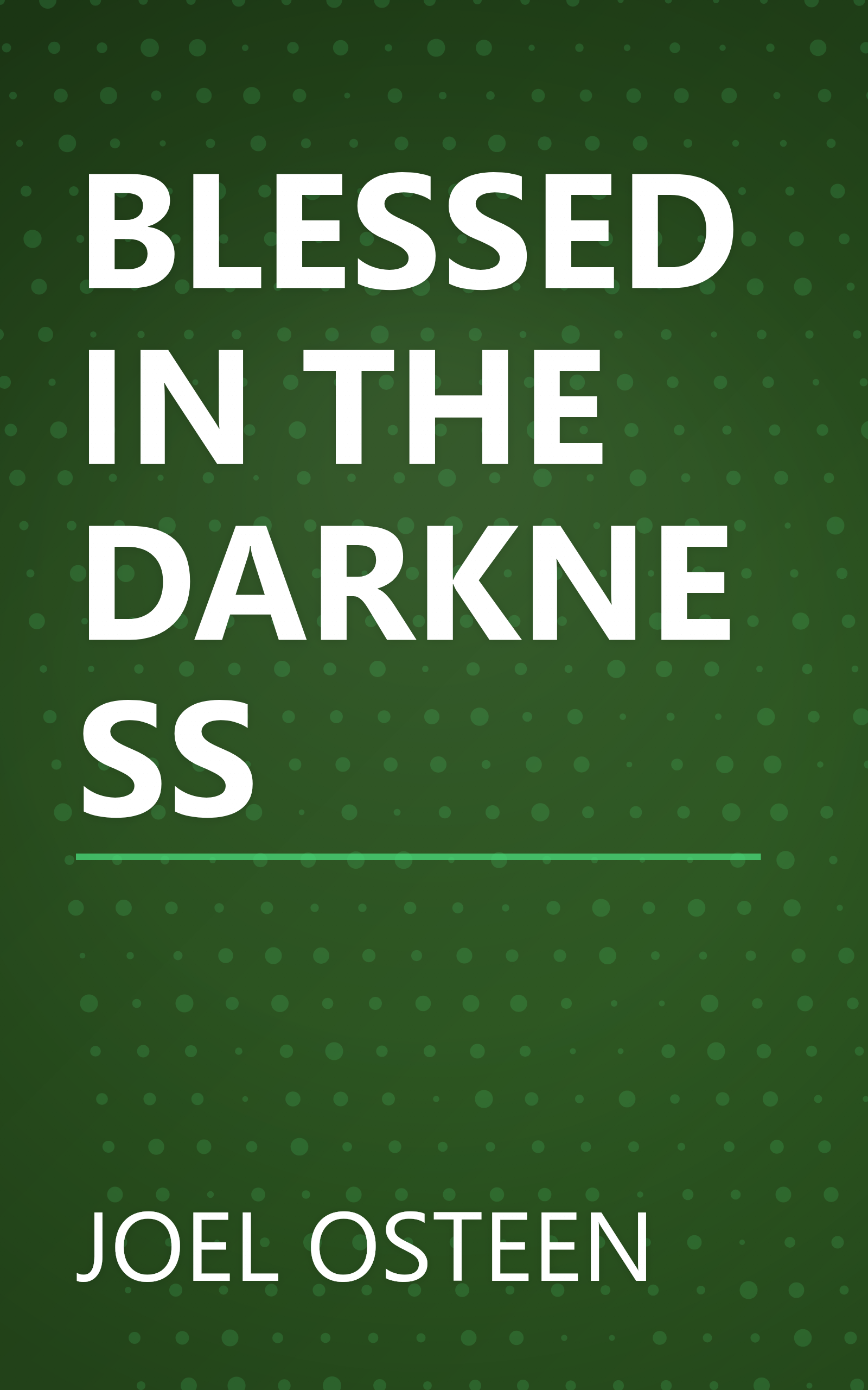 BLESSED IN THE DARKNESS book cover