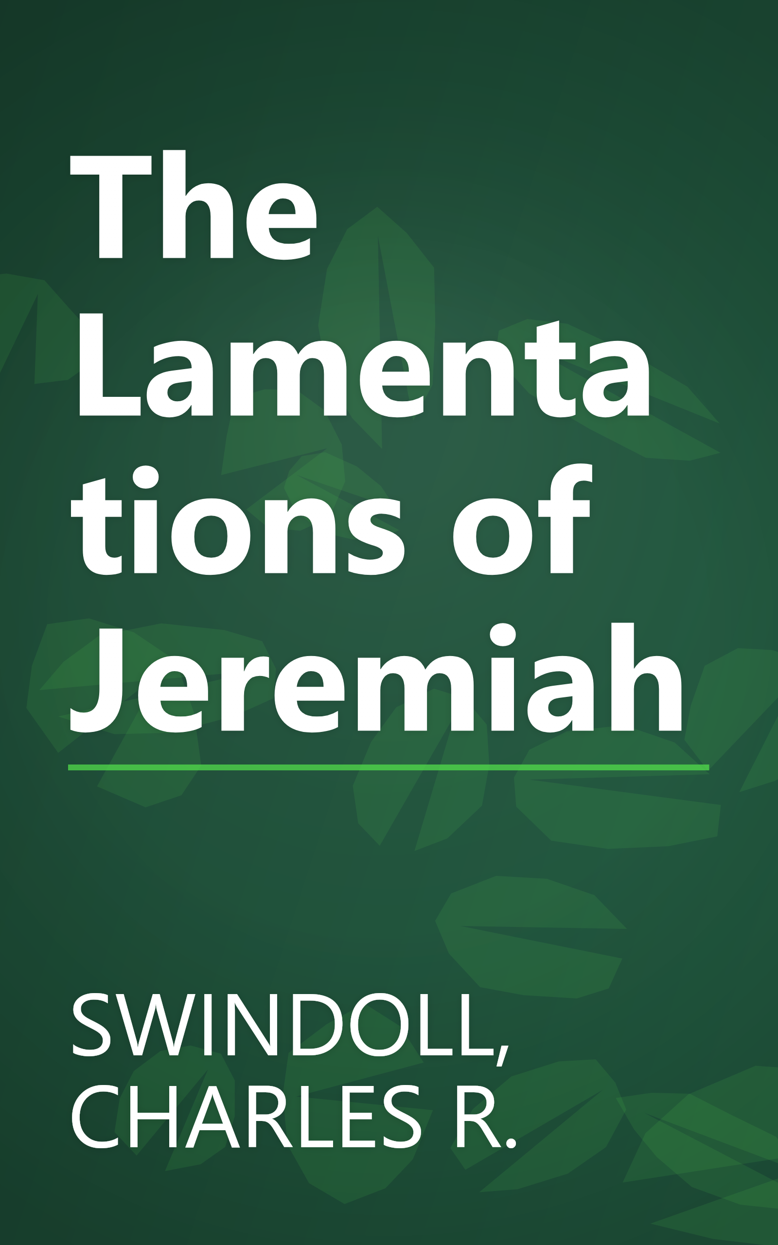The Lamentations of Jeremiah book cover