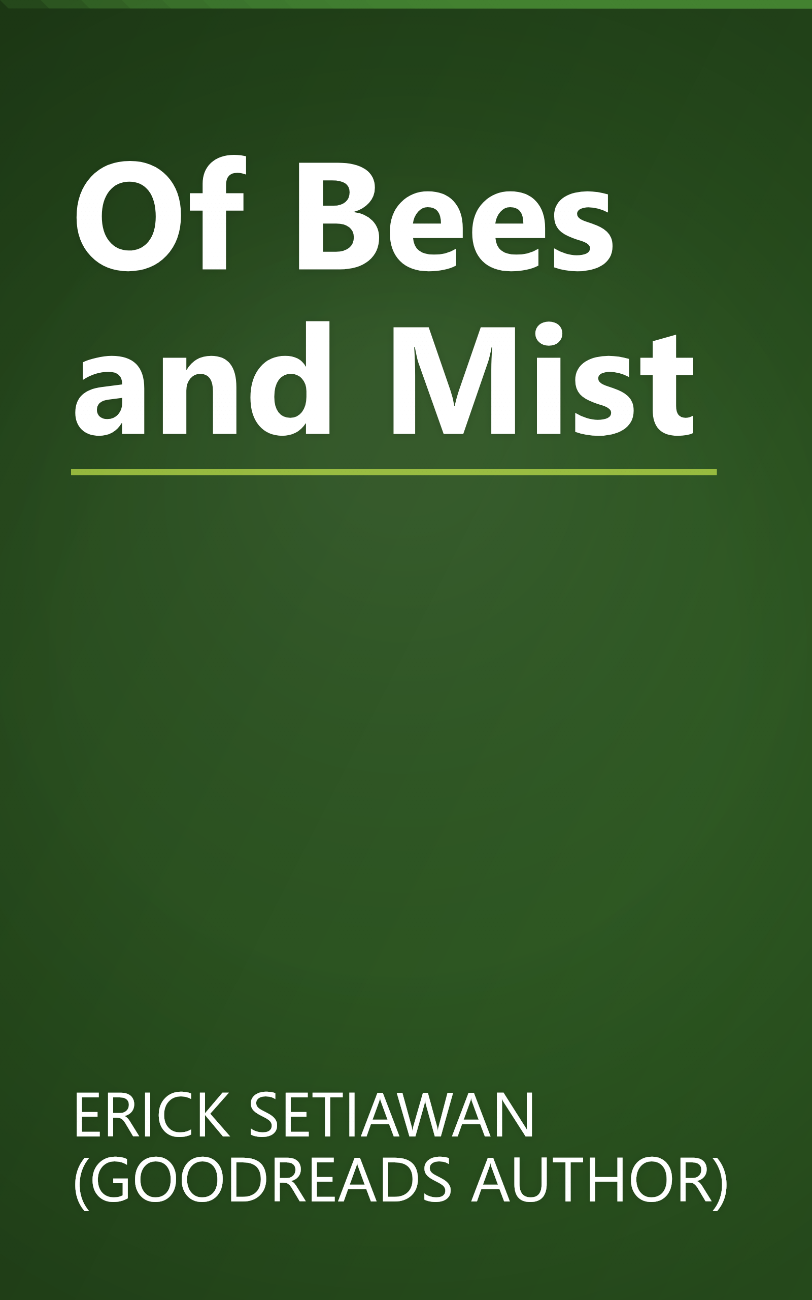 Of Bees and Mist book cover
