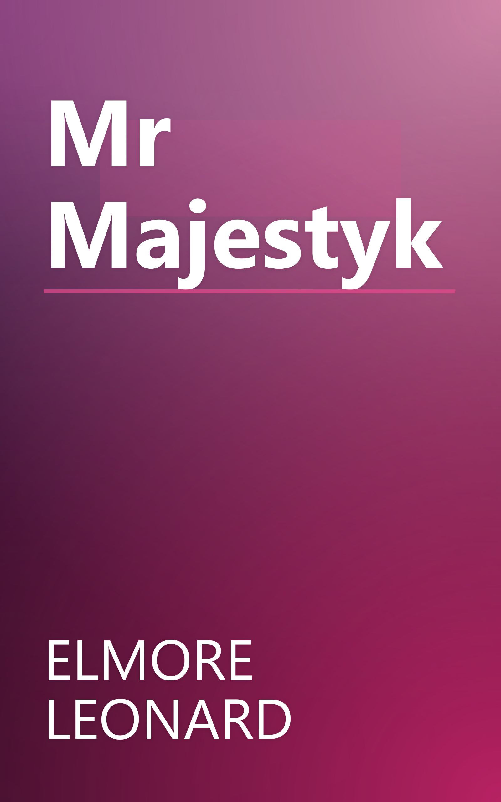 Mr Majestyk book cover