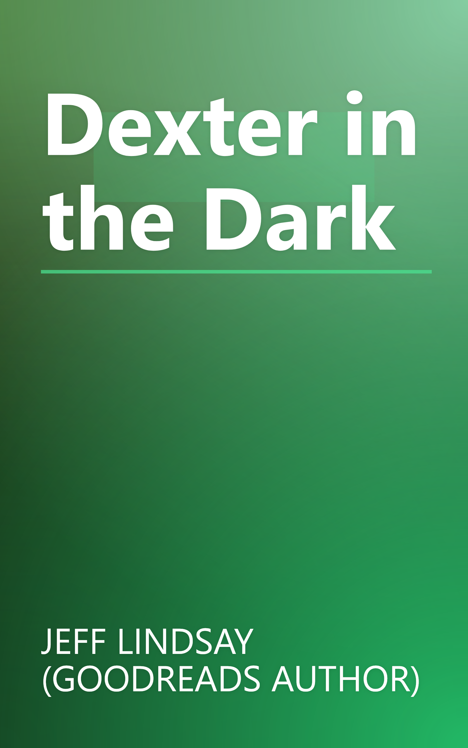 Dexter in the Dark book cover