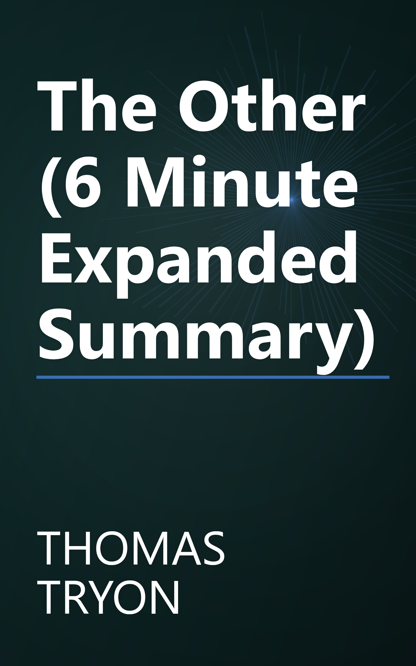 The Other (6 Minute   Expanded Summary) book cover