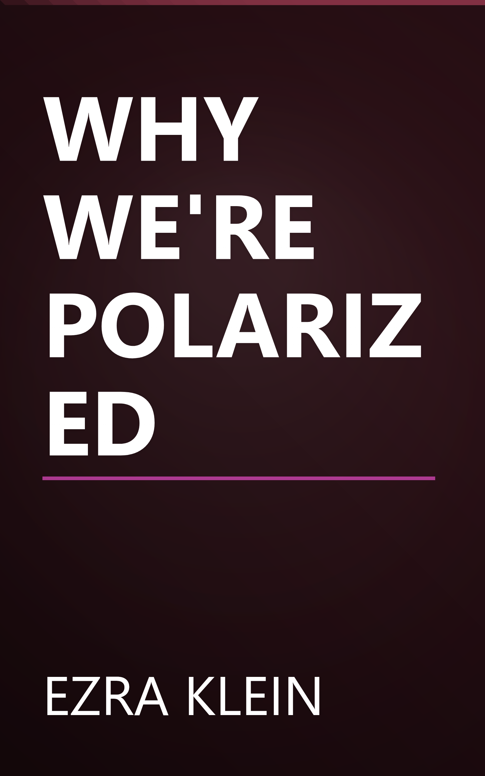 WHY WE'RE POLARIZED book cover
