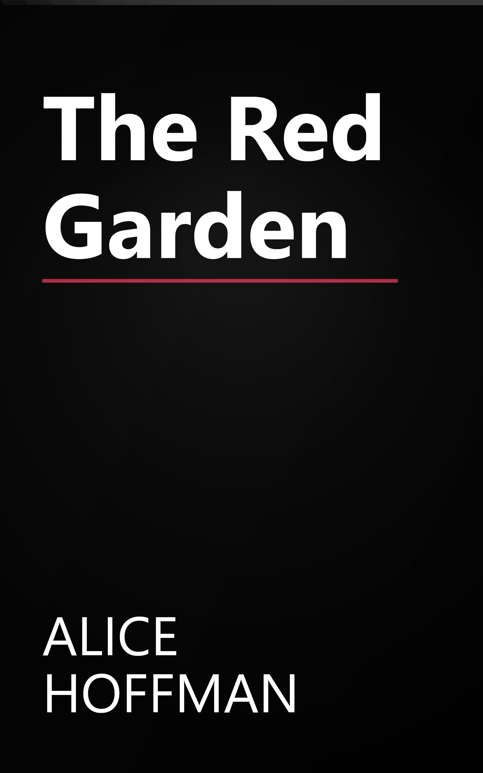 The Red Garden book cover