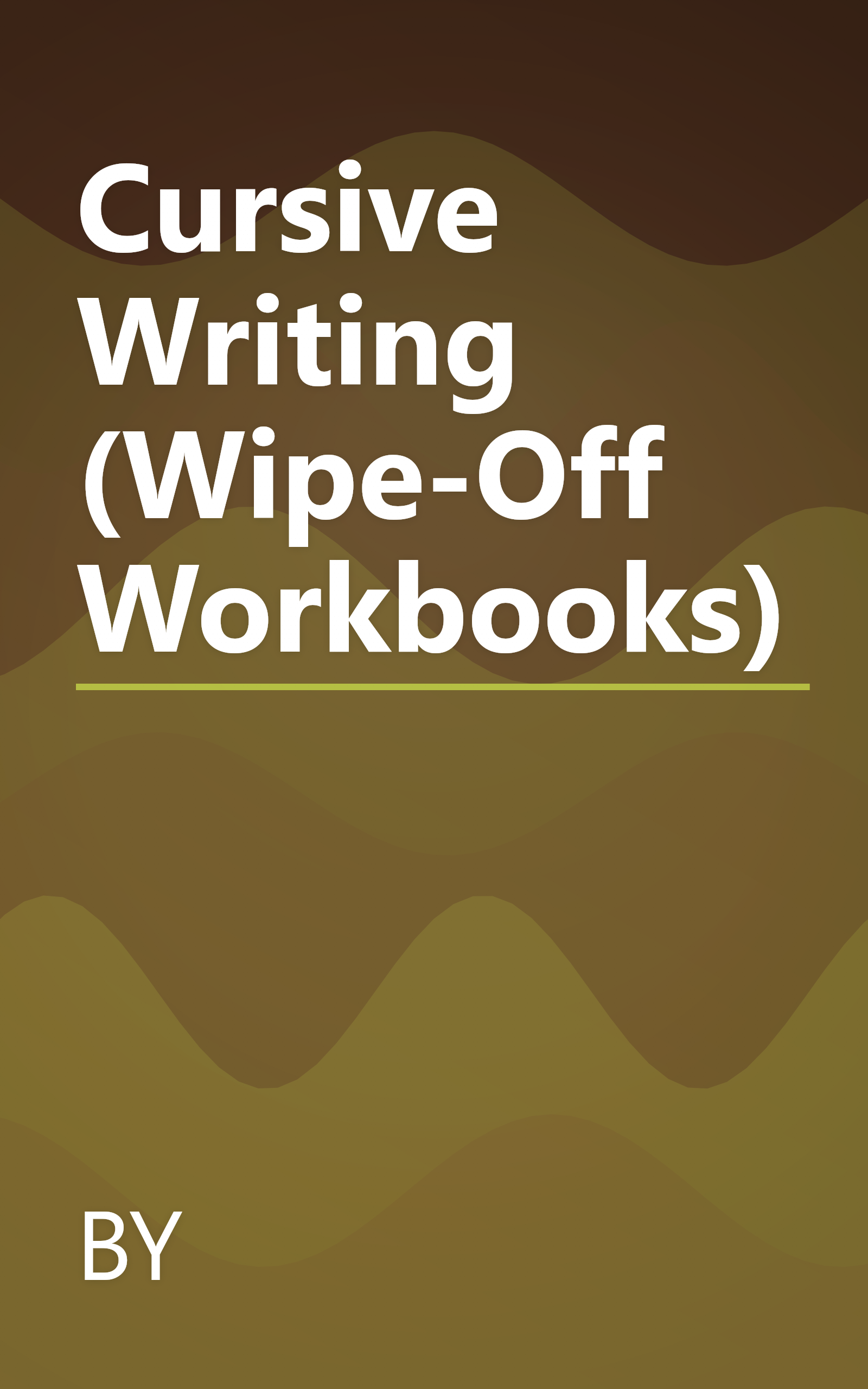 Cursive Writing (Wipe-Off Workbooks) book cover