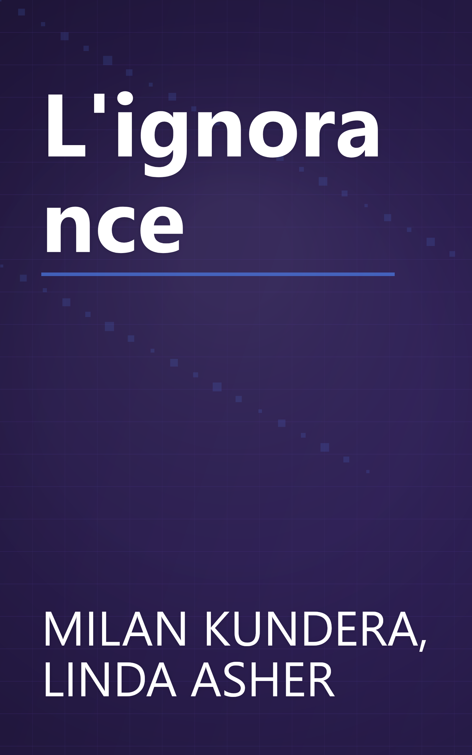 L'ignorance book cover