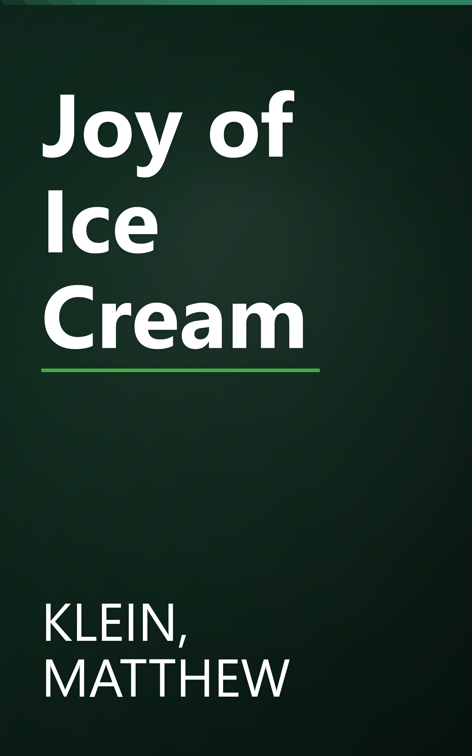 Joy of Ice Cream book cover