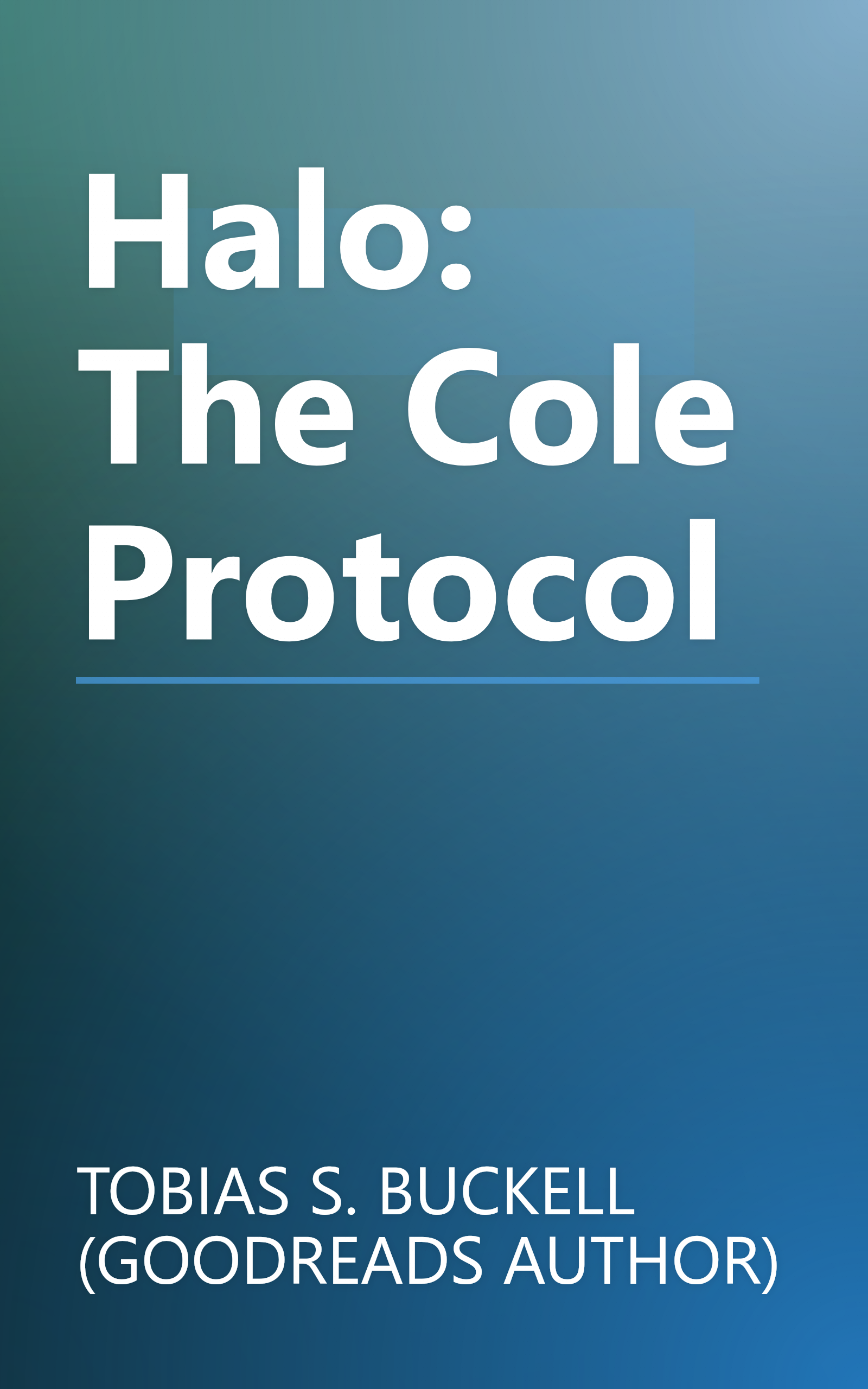 Halo: The Cole Protocol book cover