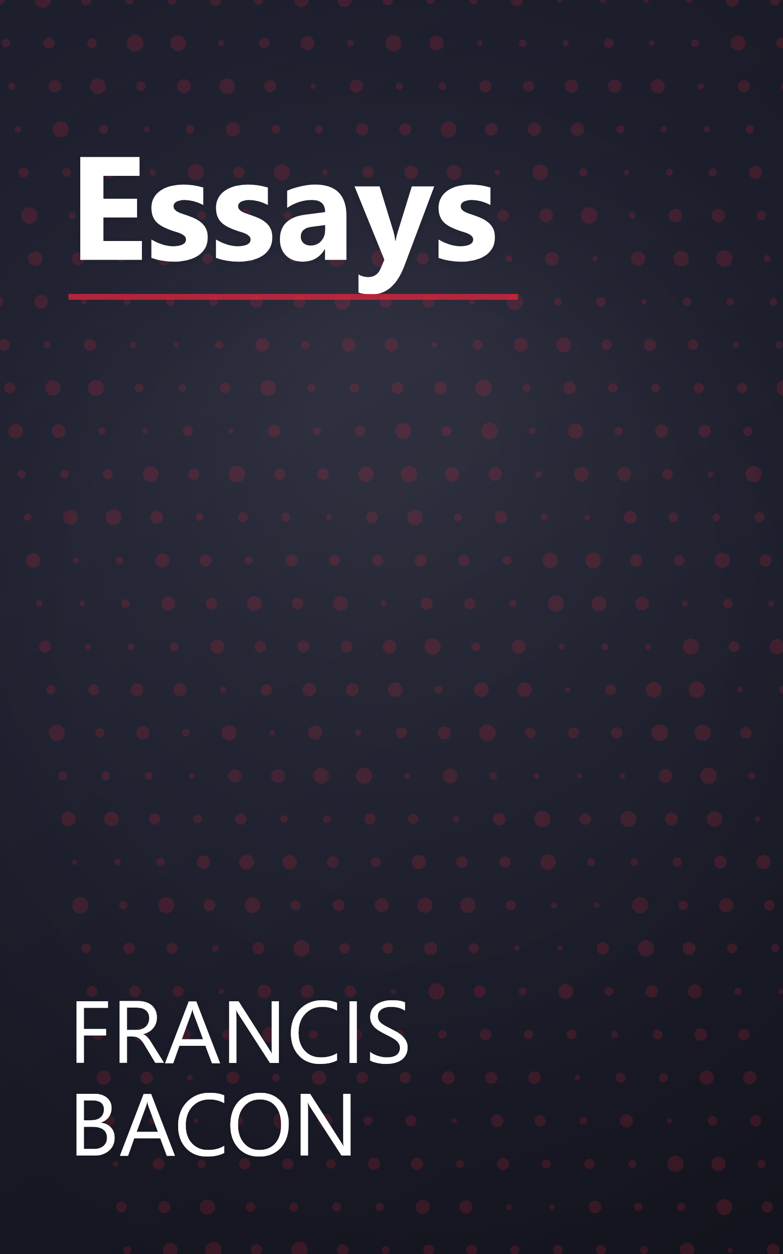 Essays book cover