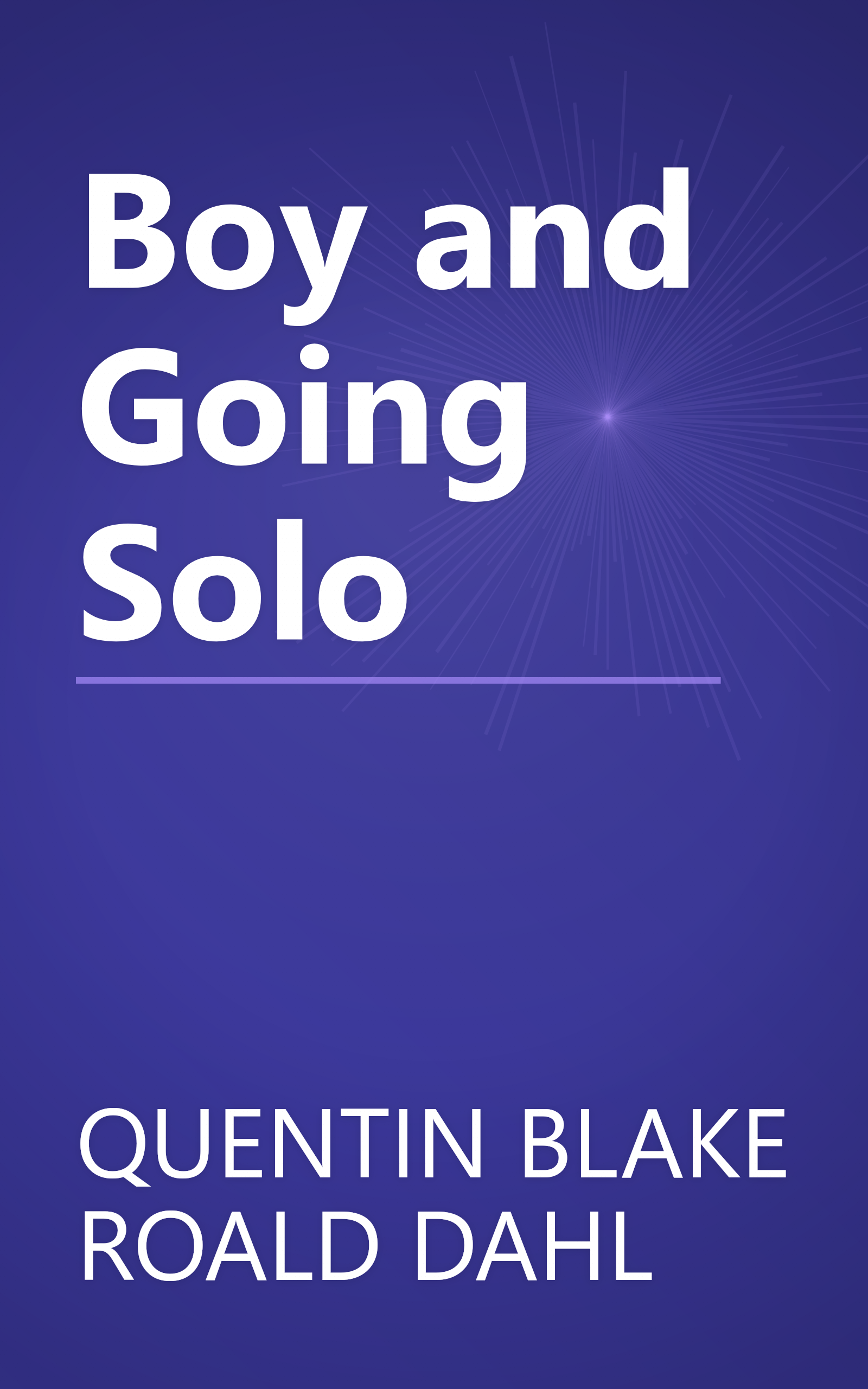 Boy and Going Solo book cover