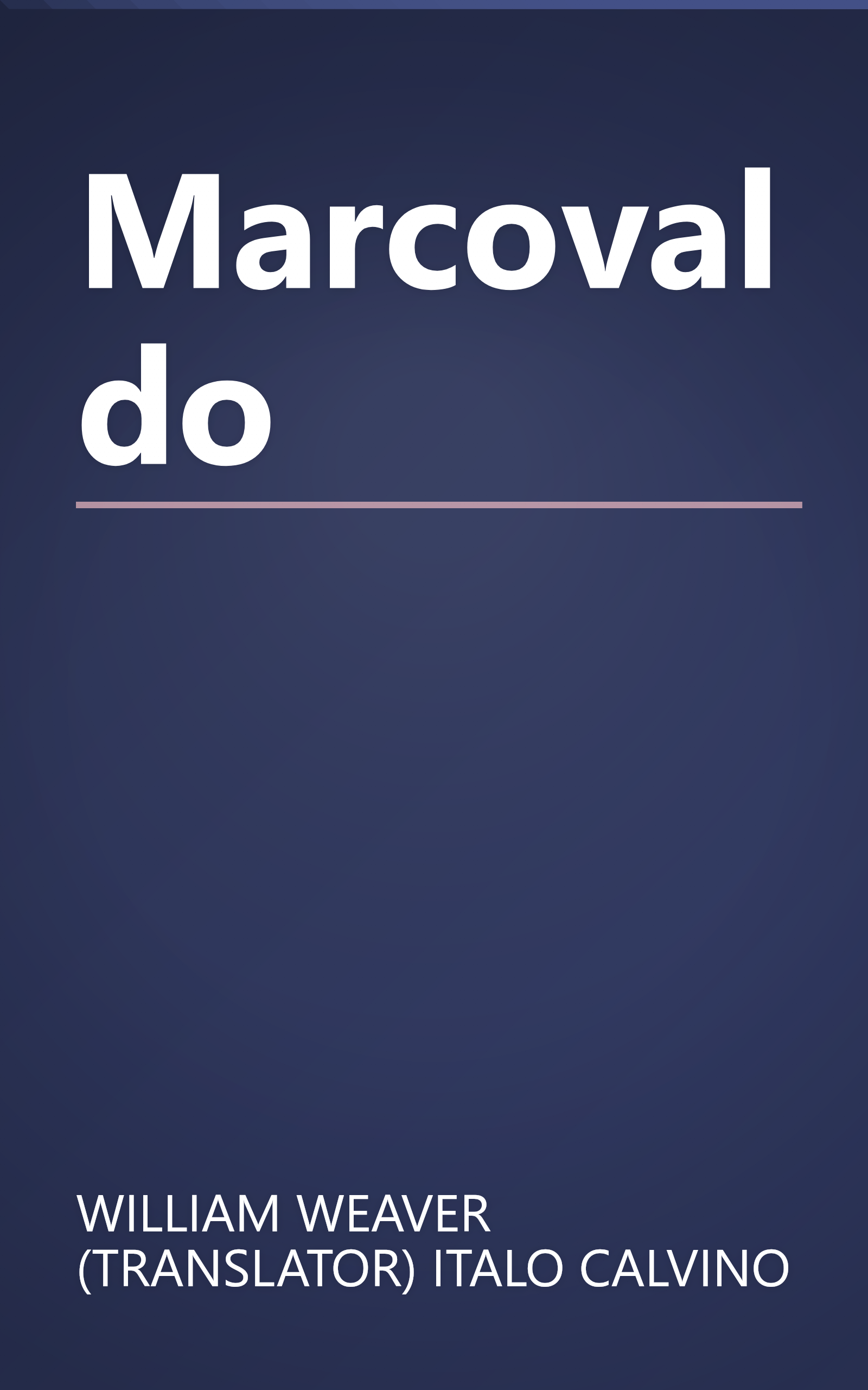 Marcovaldo book cover
