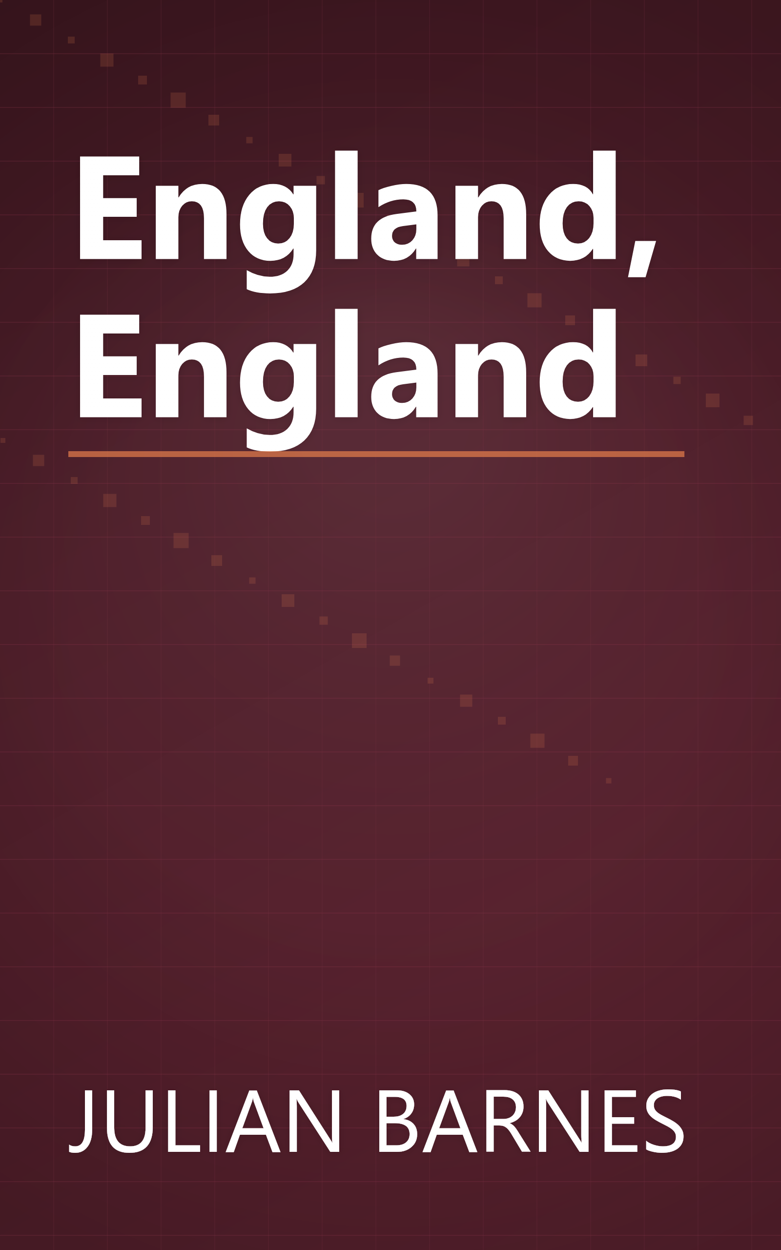 England, England book cover