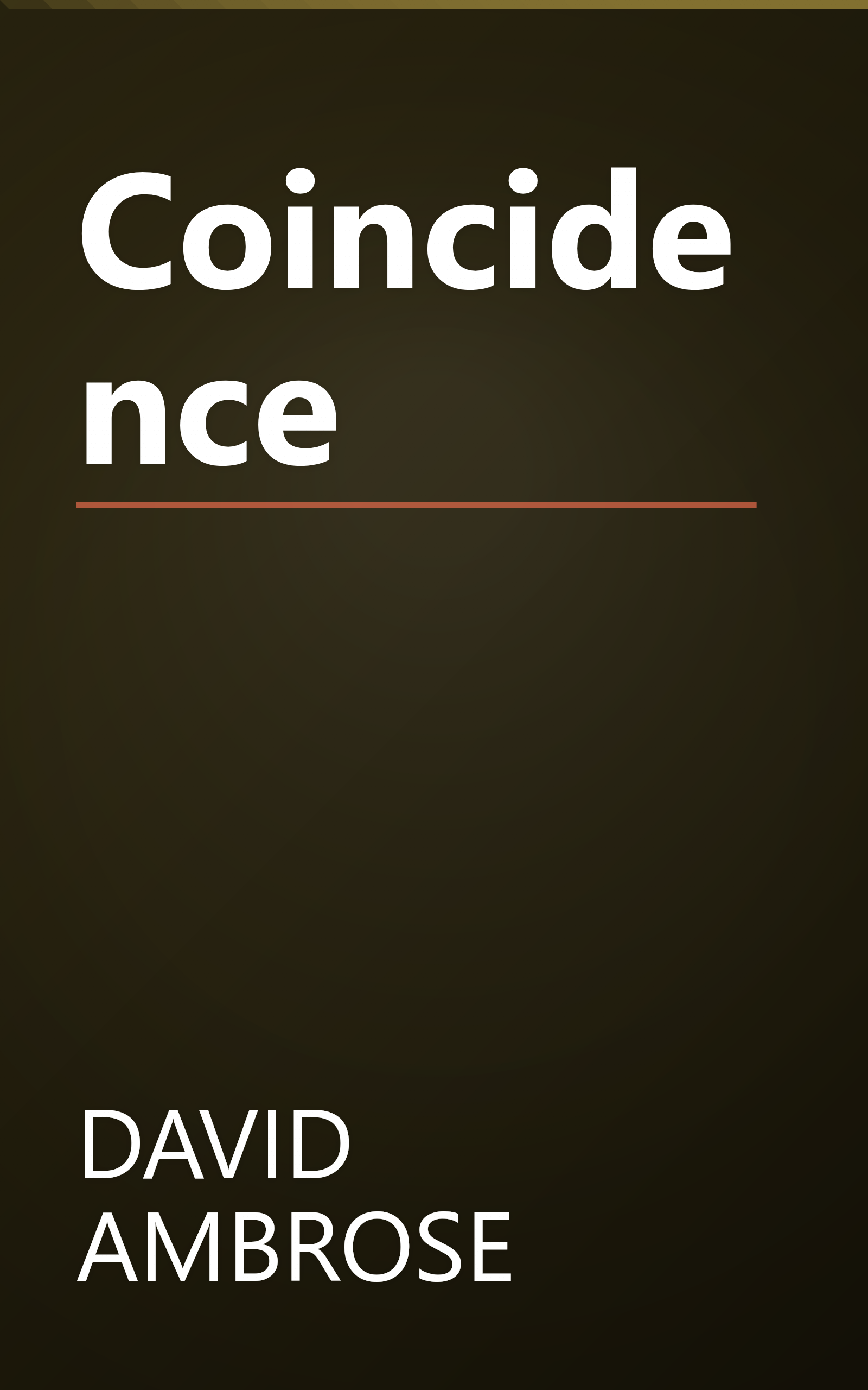 Coincidence book cover