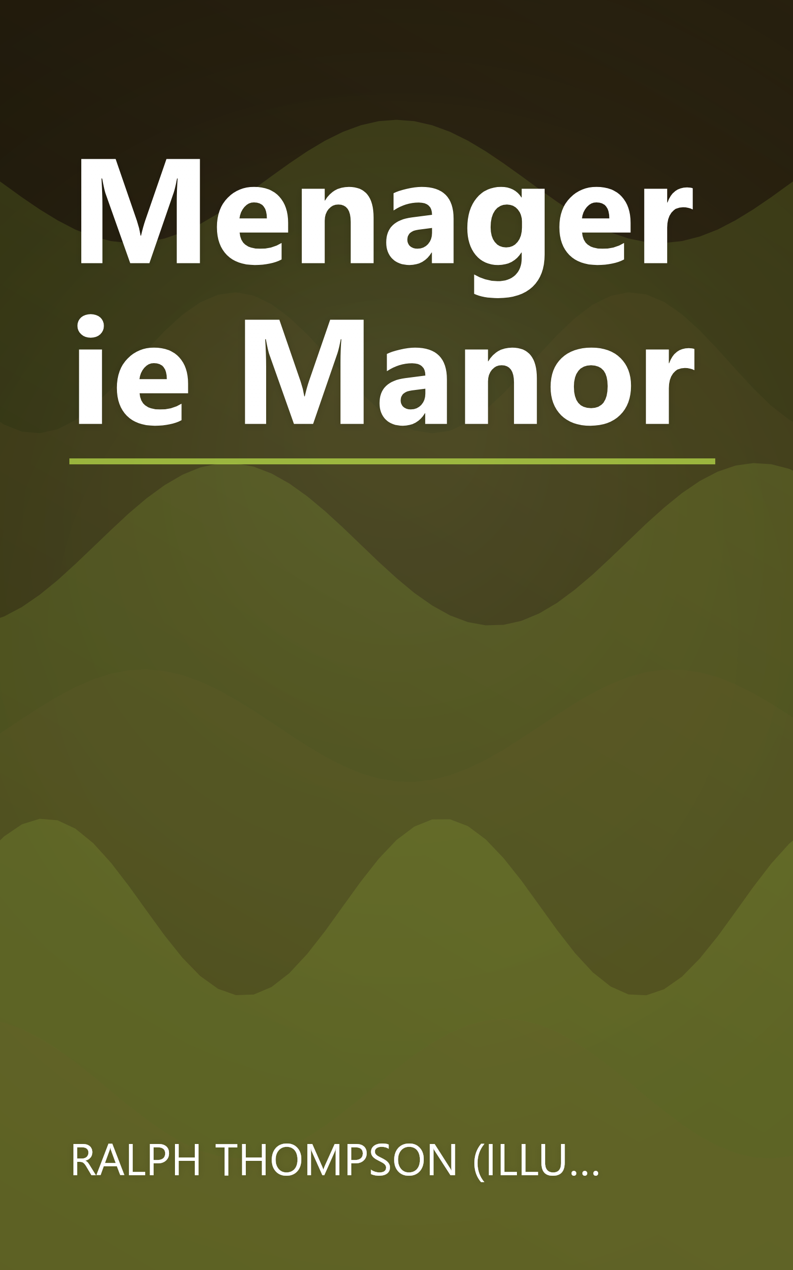 Menagerie Manor book cover