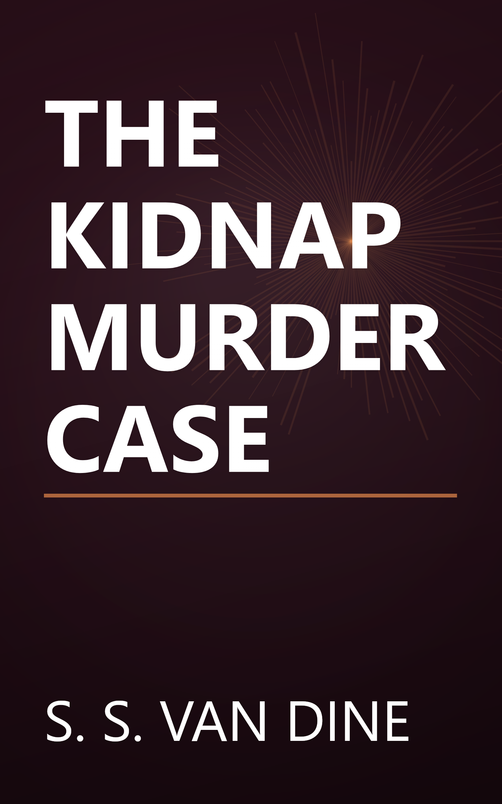 THE KIDNAP MURDER CASE book cover