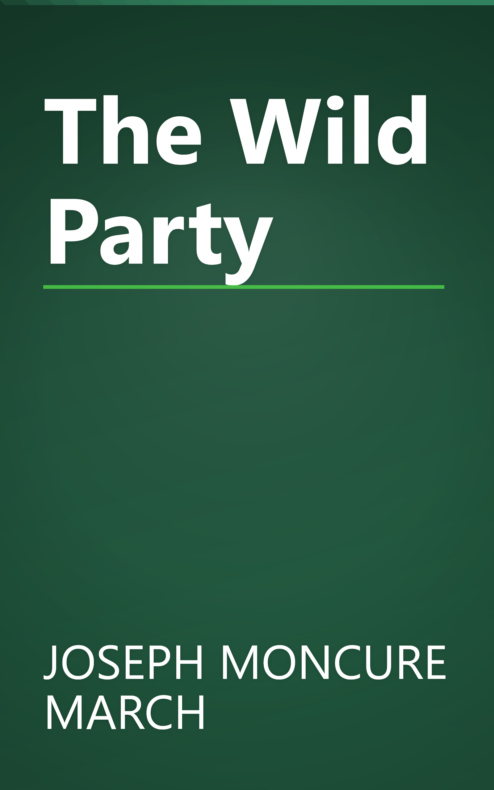 The Wild Party book cover