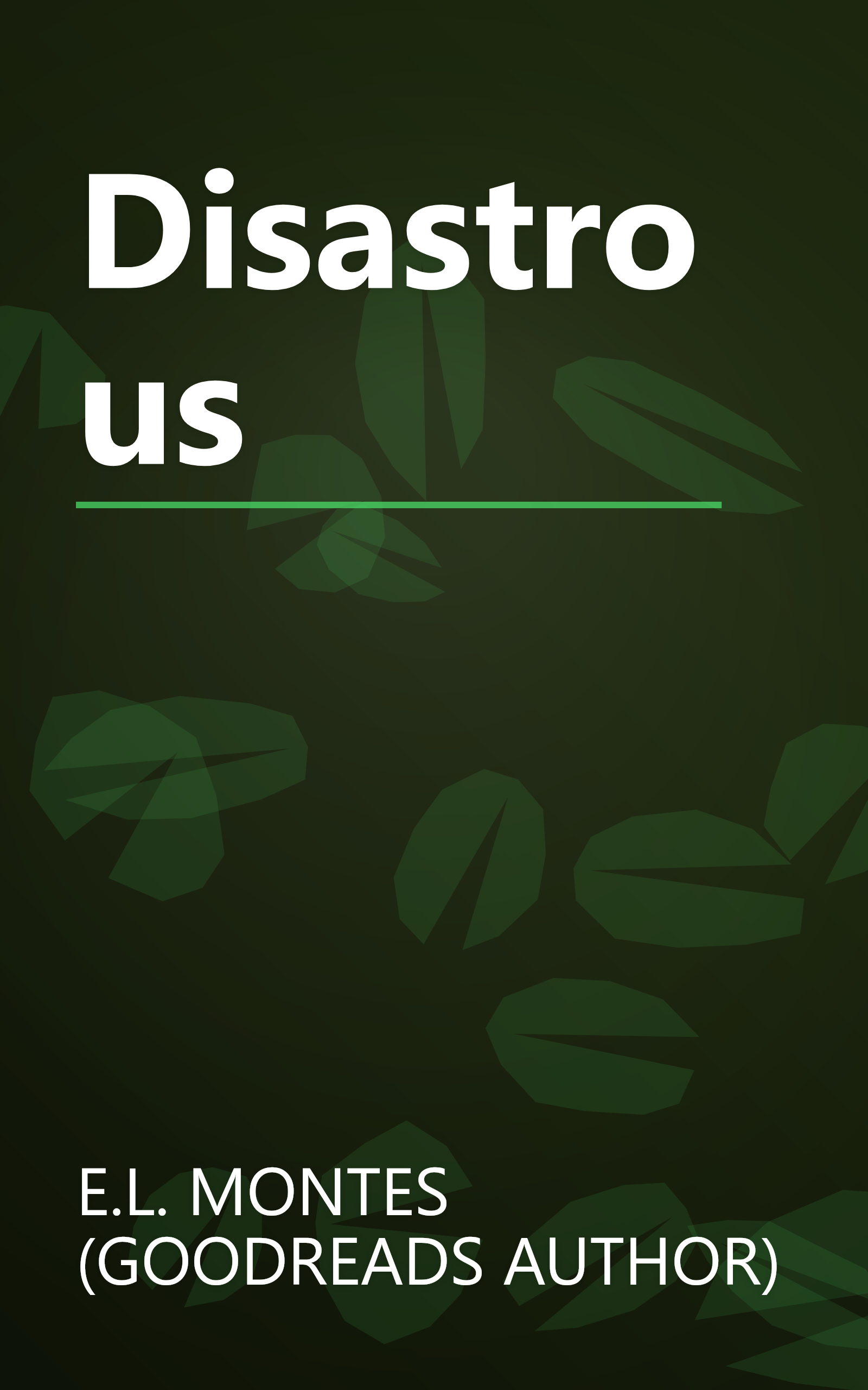 Disastrous book cover