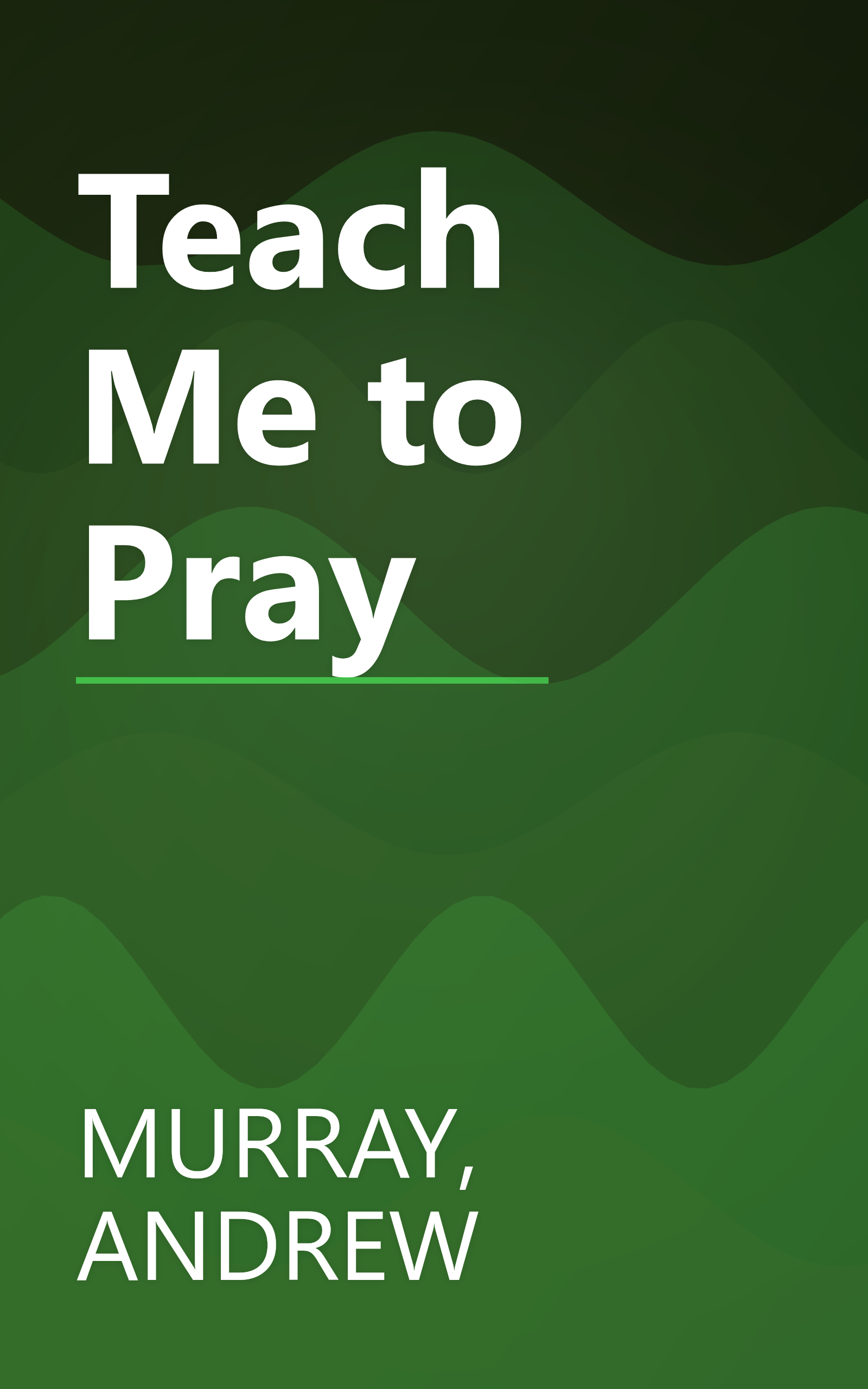 Teach Me to Pray book cover