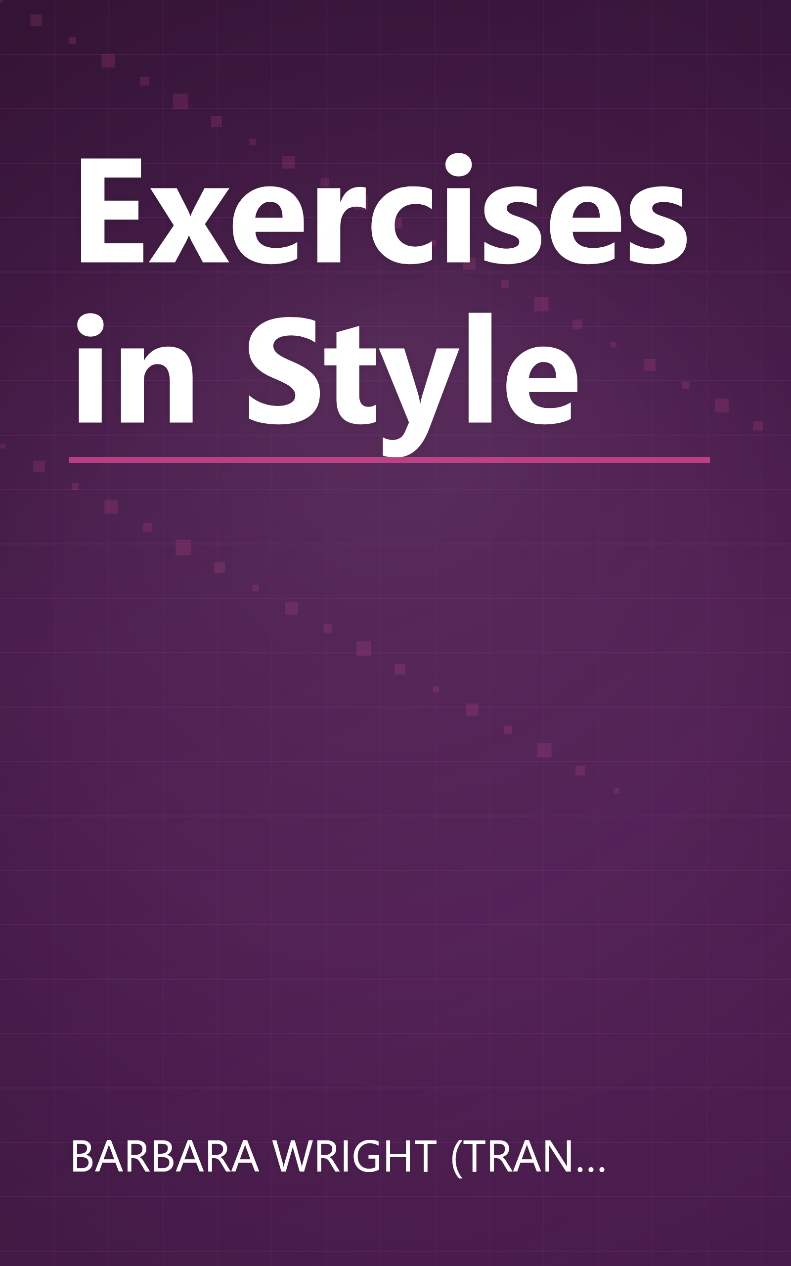 Exercises in Style book cover