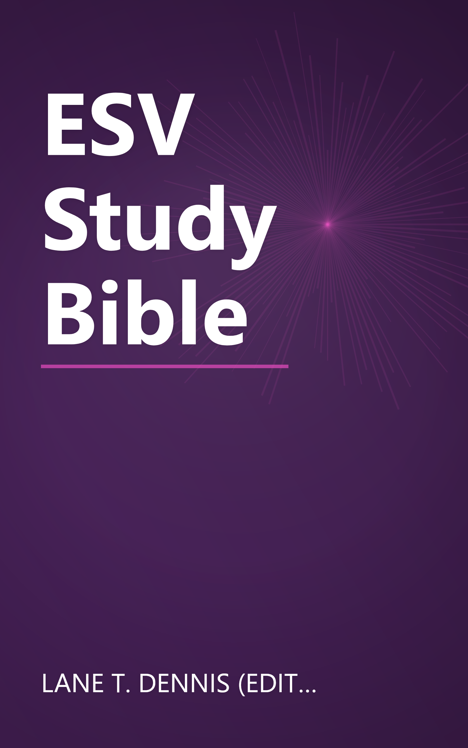 ESV Study Bible book cover