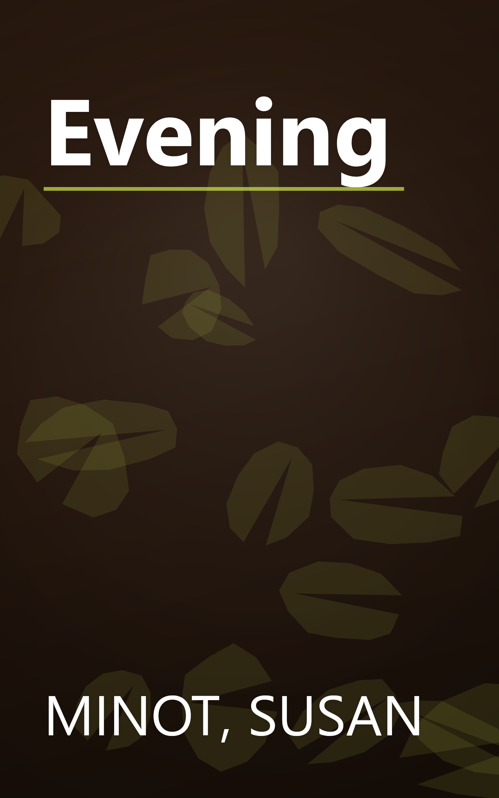 Evening book cover