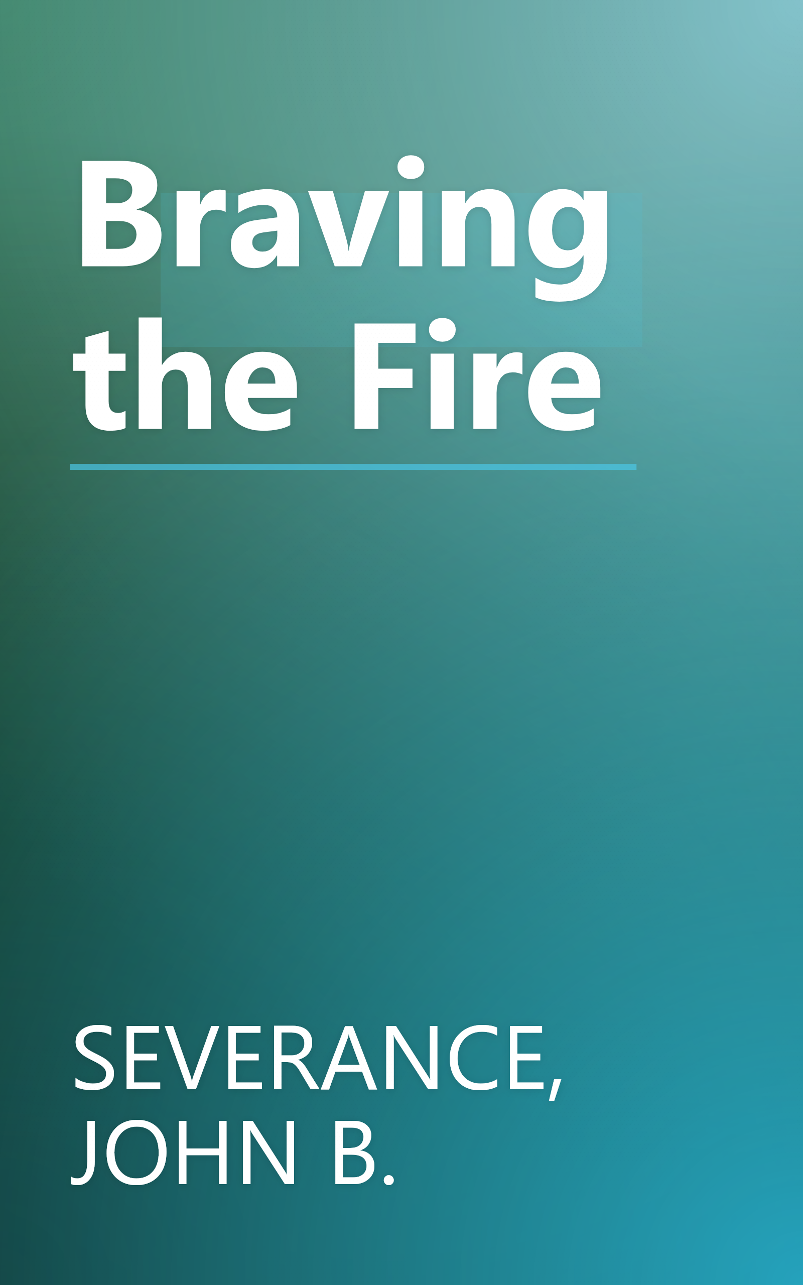 Braving the Fire book cover