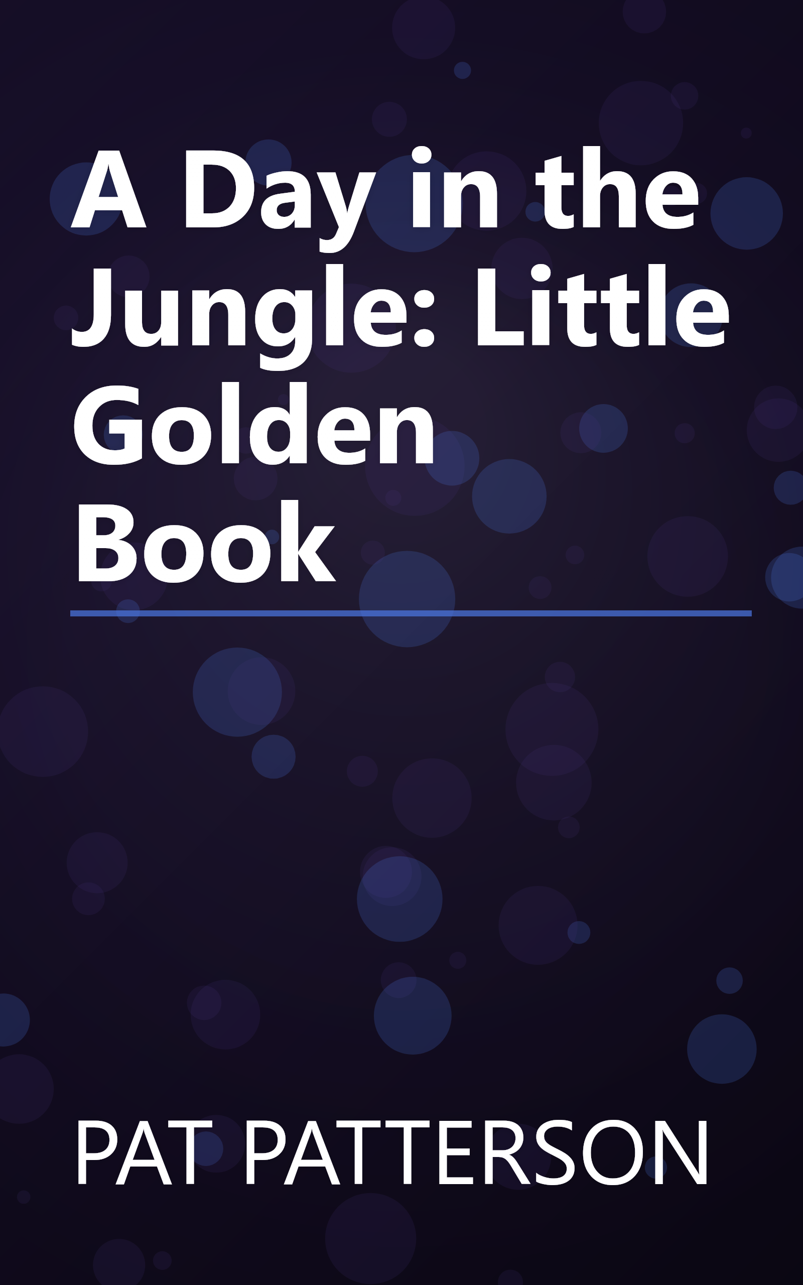 A Day in the Jungle:  Little Golden Book book cover