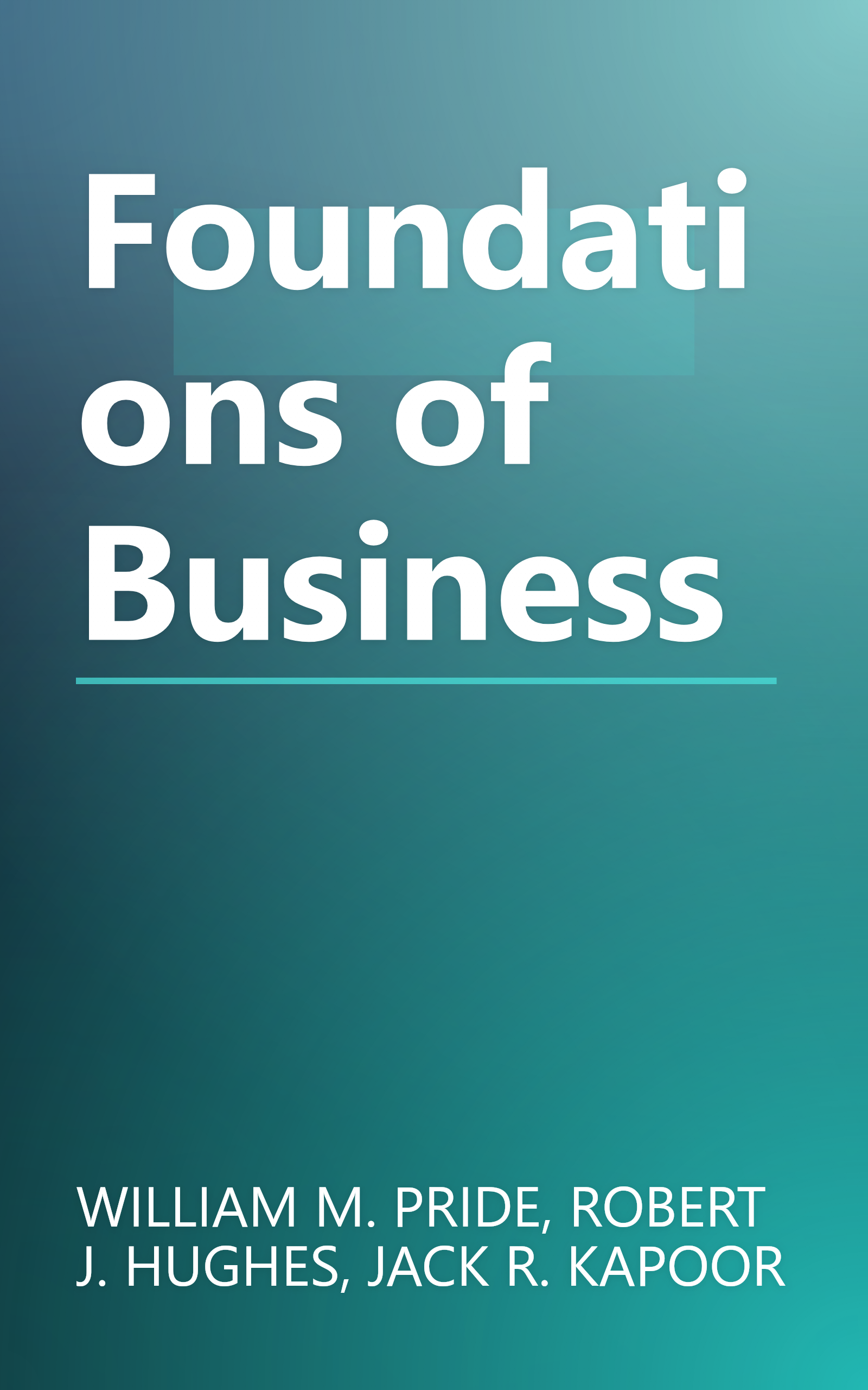 Foundations of Business book cover