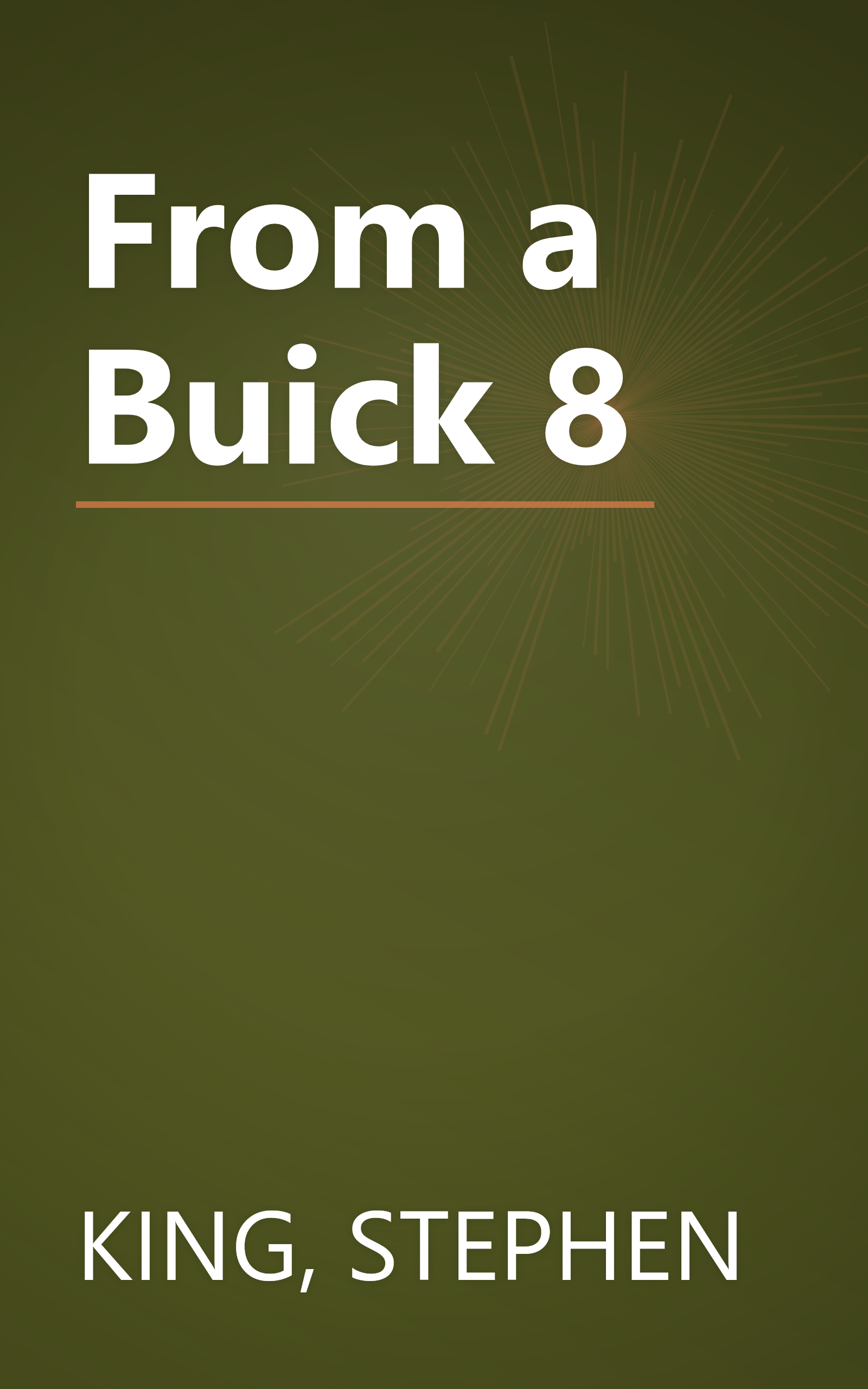From a Buick 8 book cover