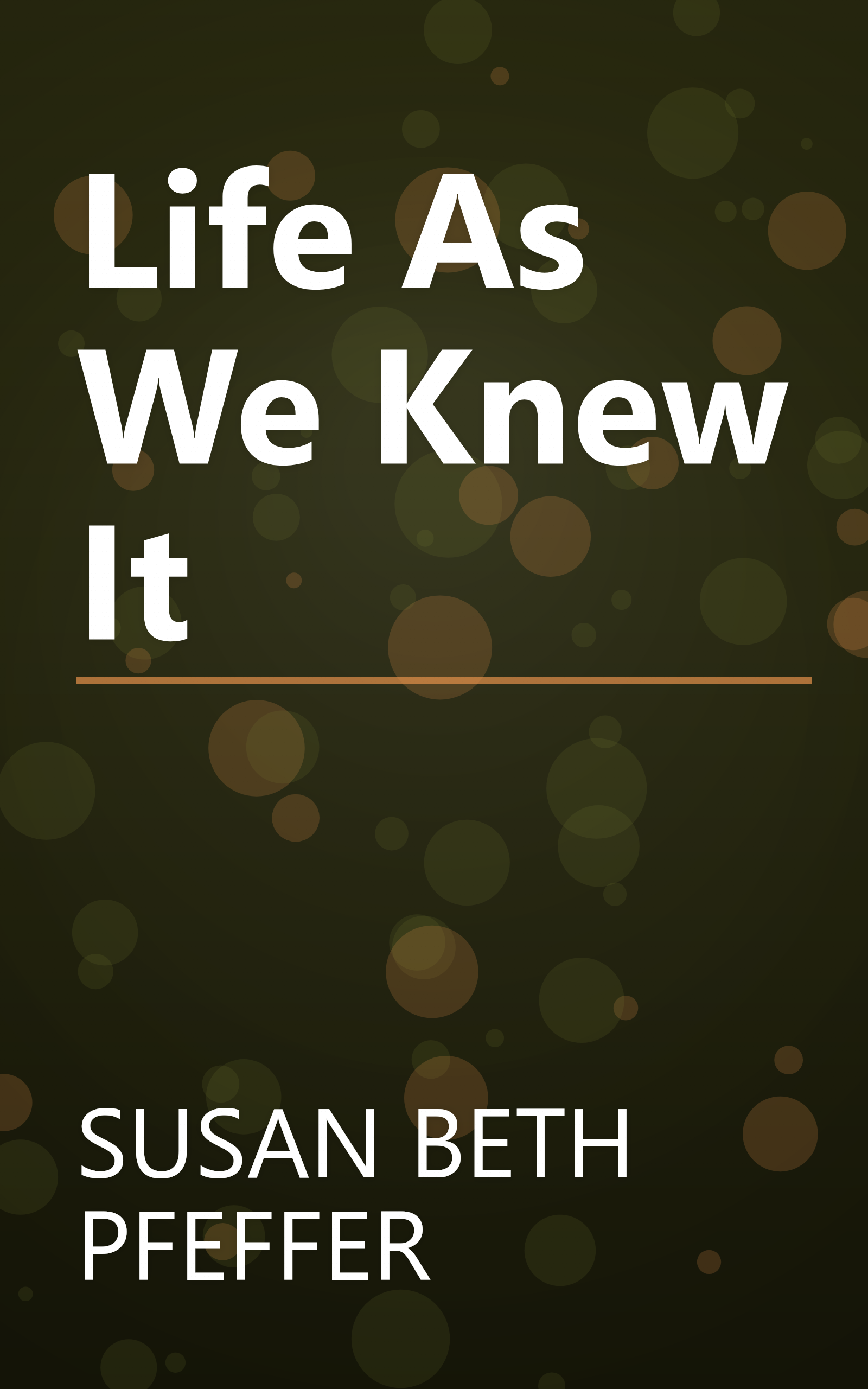 Life As We Knew It book cover