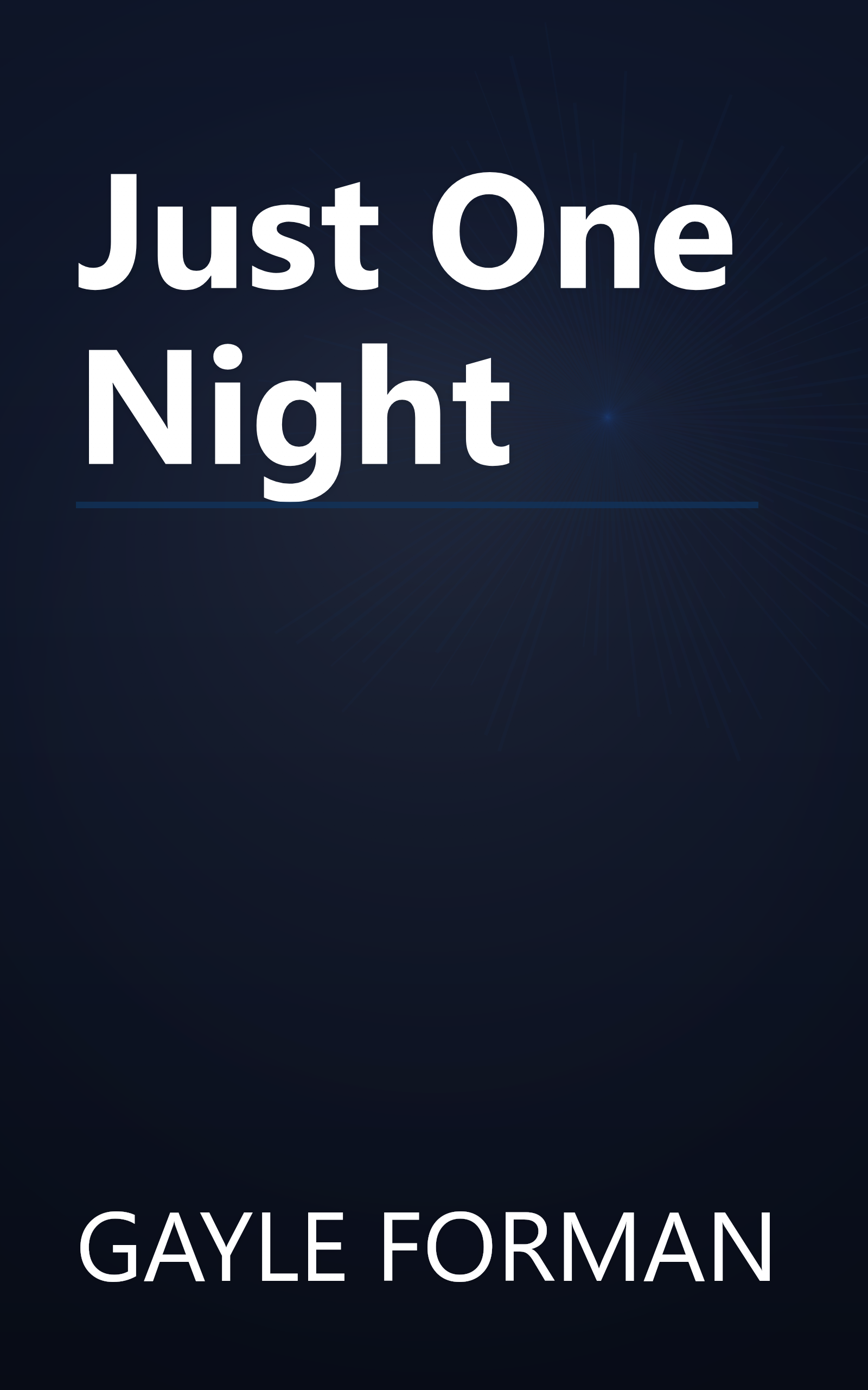 Just One Night book cover