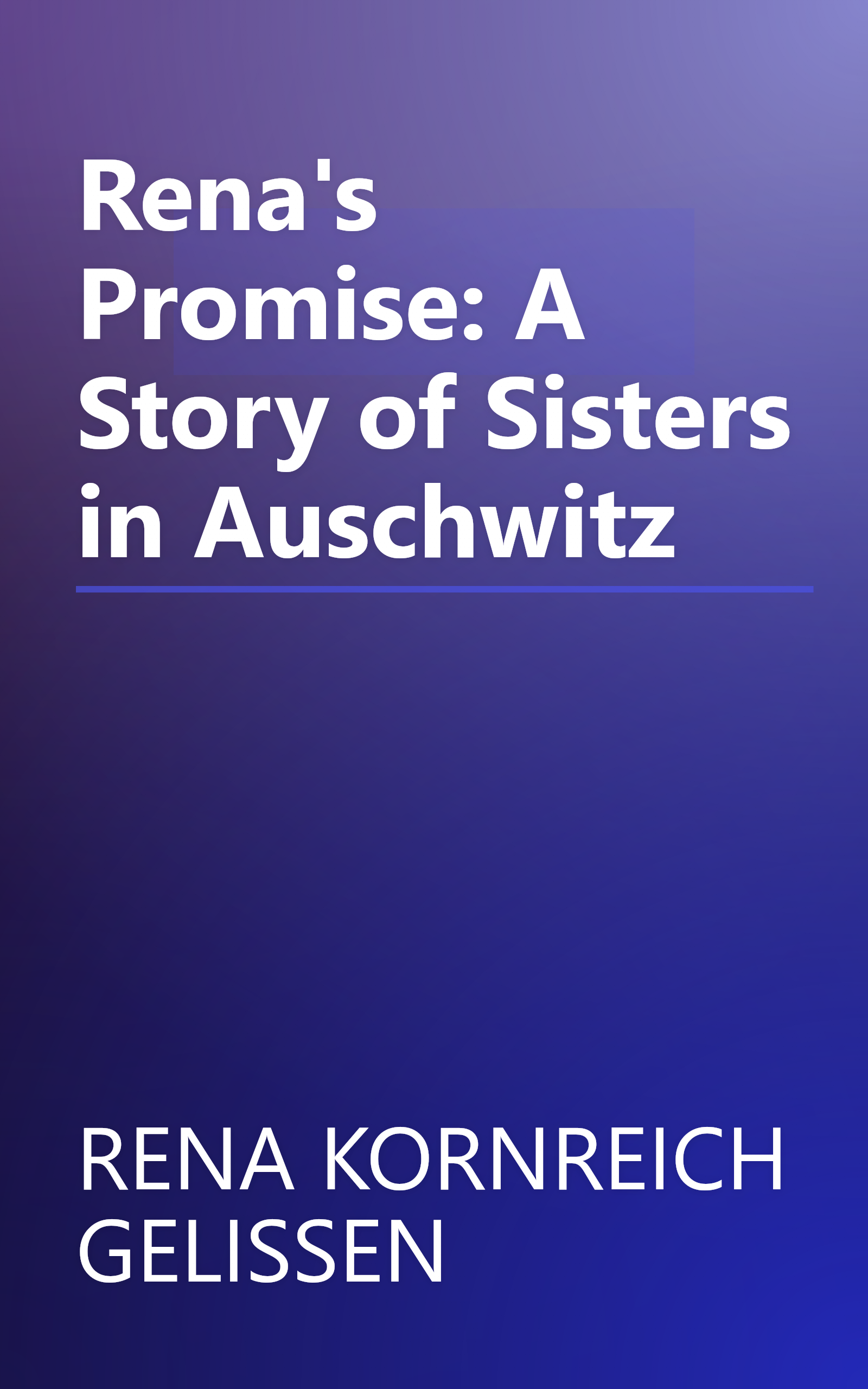 Rena's Promise: A Story of Sisters in Auschwitz book cover
